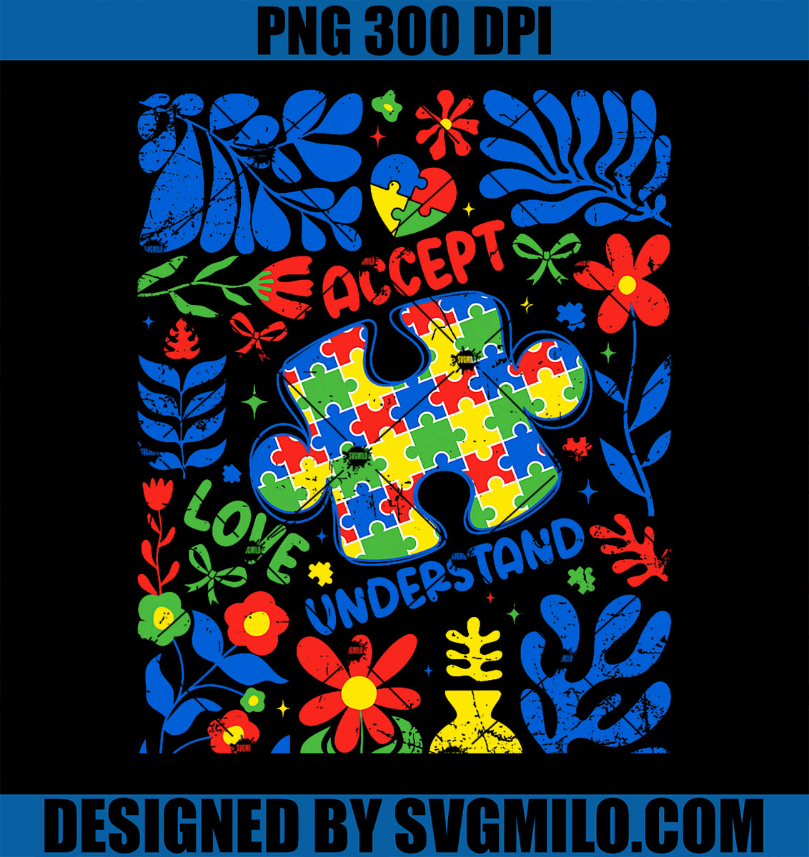 AcceptLoveUnderstandAutismAwarenessPNG_PuzzleAutisticPNGcopy_1200x1200 ...