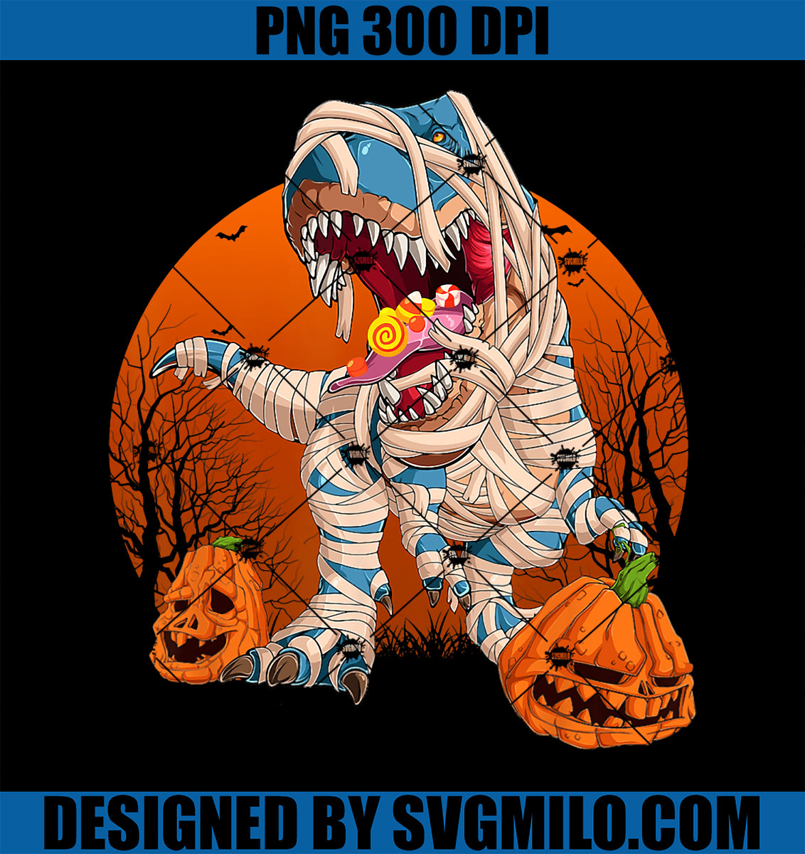 HalloweenDinosaurPNG_TrexMummyPumpkinPNG_PumpkinT-rexPNGcopy_1200x1200 ...