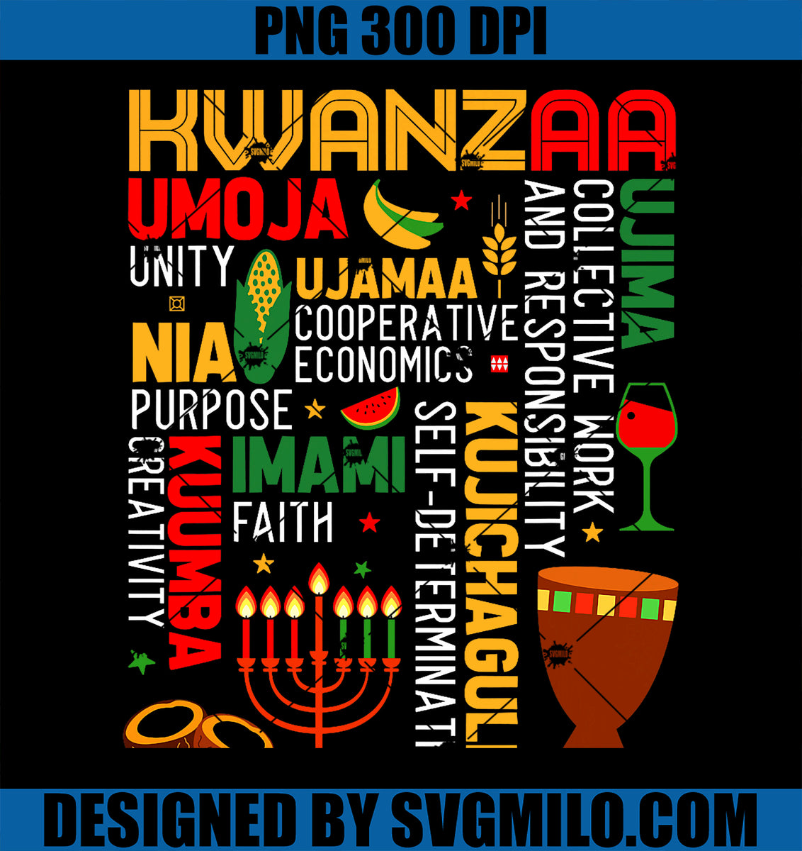 SevenPrinciplesOfKwanzaaProudAfricanAmericanHolidayPNGcopy_1200x1200 ...