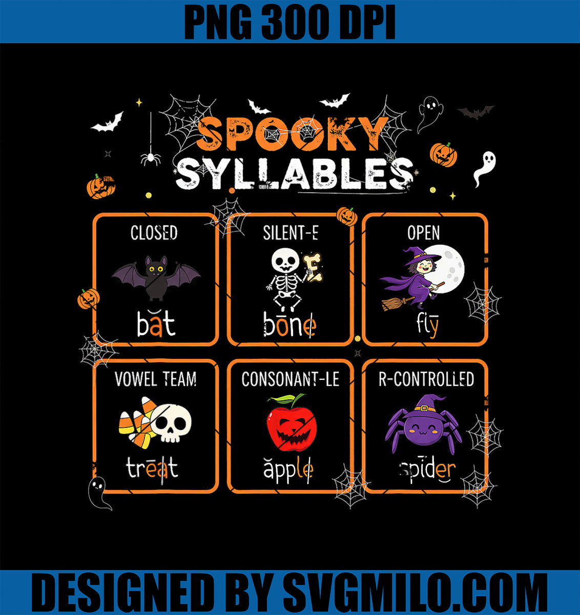 SpookySyllablesPNG_HalloweenTeacherStudentEducationalPNGcopy_1200x1200 ...