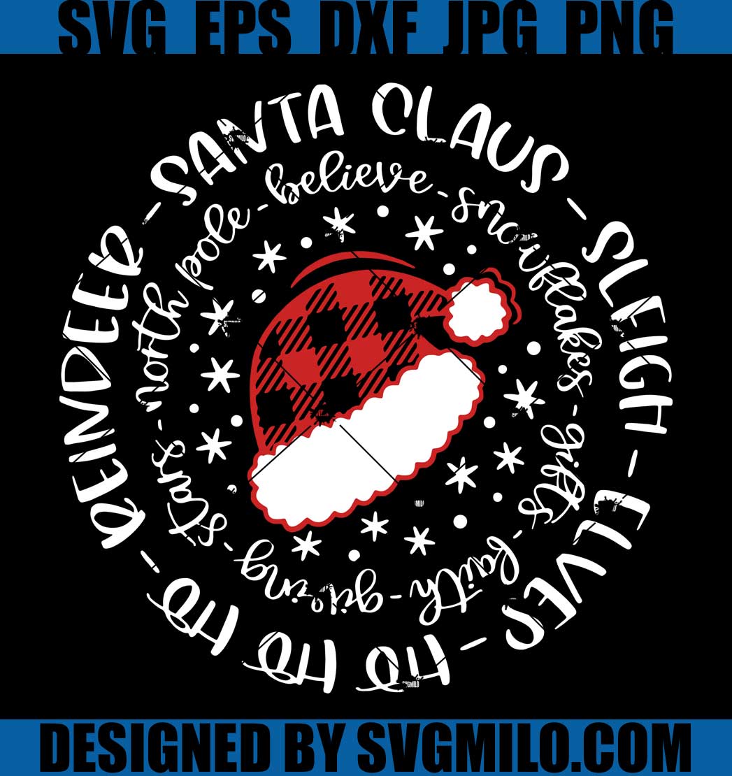 Buffalo-Plaid-Santa-Claus-Hat-Svg_-Santa-Hat-Svg_-Christmas-Svg_-Merry ...