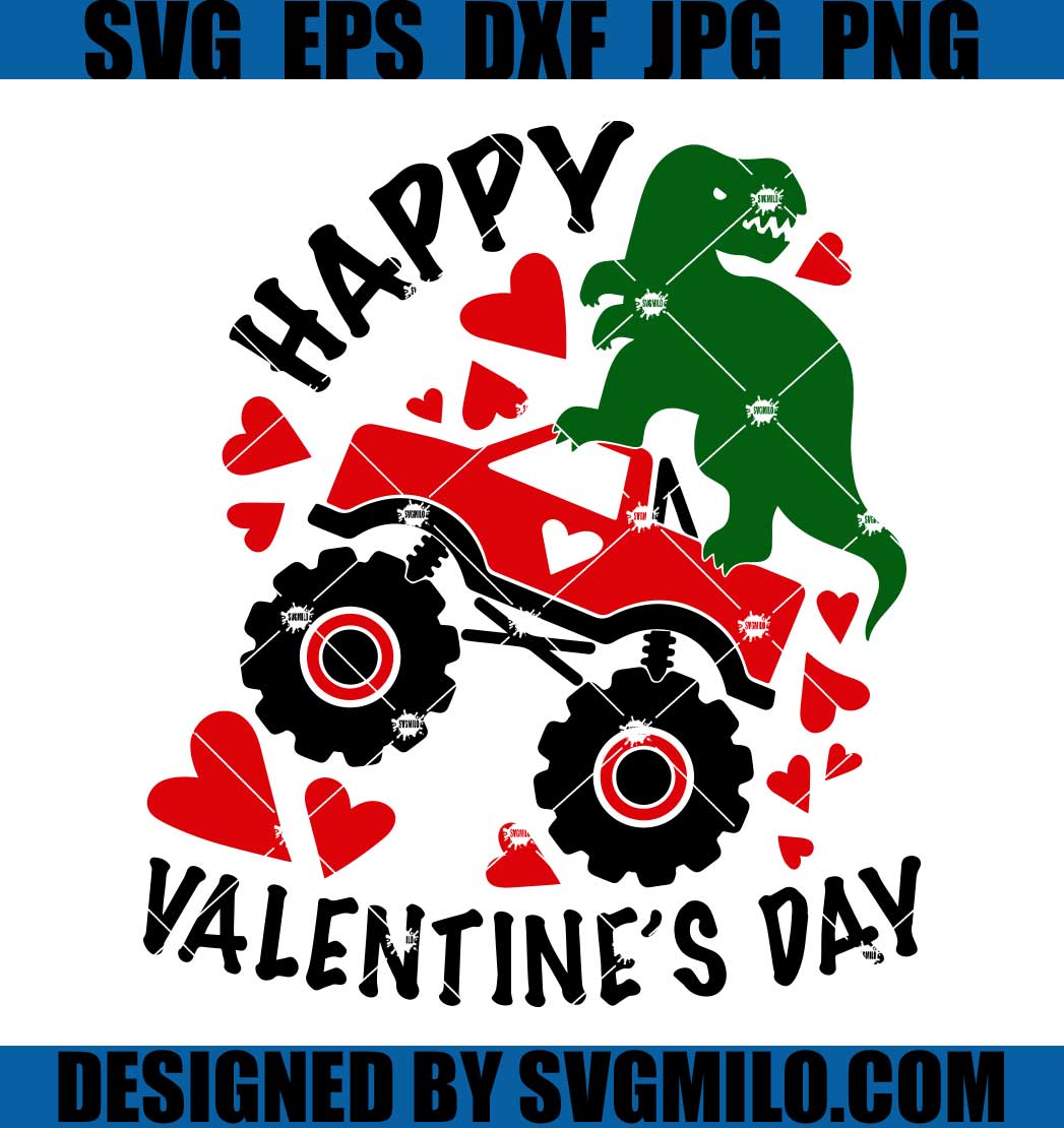 Monster Truck Valentine Clip Art