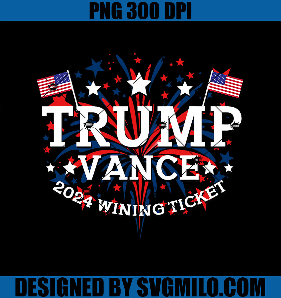 2024WiningTicketPNG_DonaldTrumpWon2024ElectionInaugurationPNGcopy ...