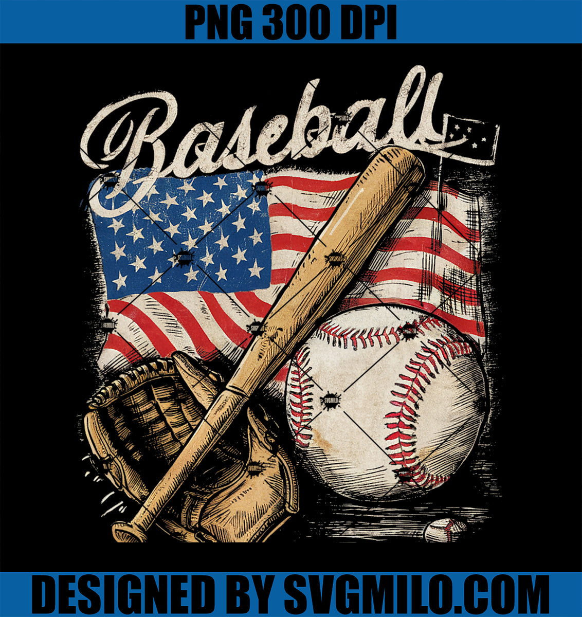 AmericanFlagBaseballPNG_PlayerBatFanCatcherPitcherUSAPNGcopy_1200x1200 ...