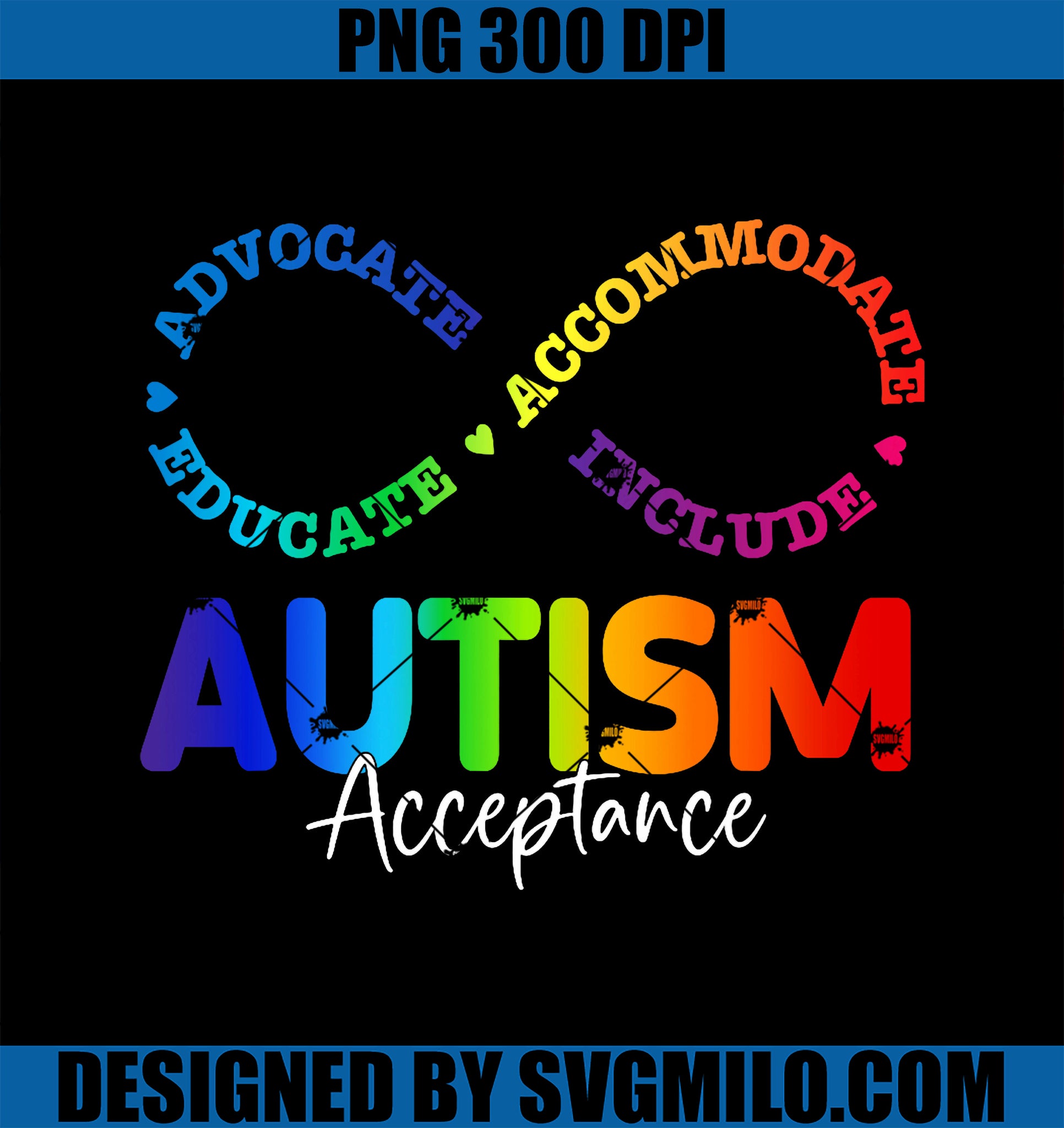 Autism Awareness PNG, Infinity Symbol PNG