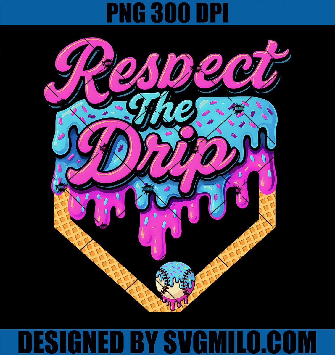 BaseballDripBoysHomePlateIceCreamPNG_RespectTheDripPNGcopy_1200x1200 ...