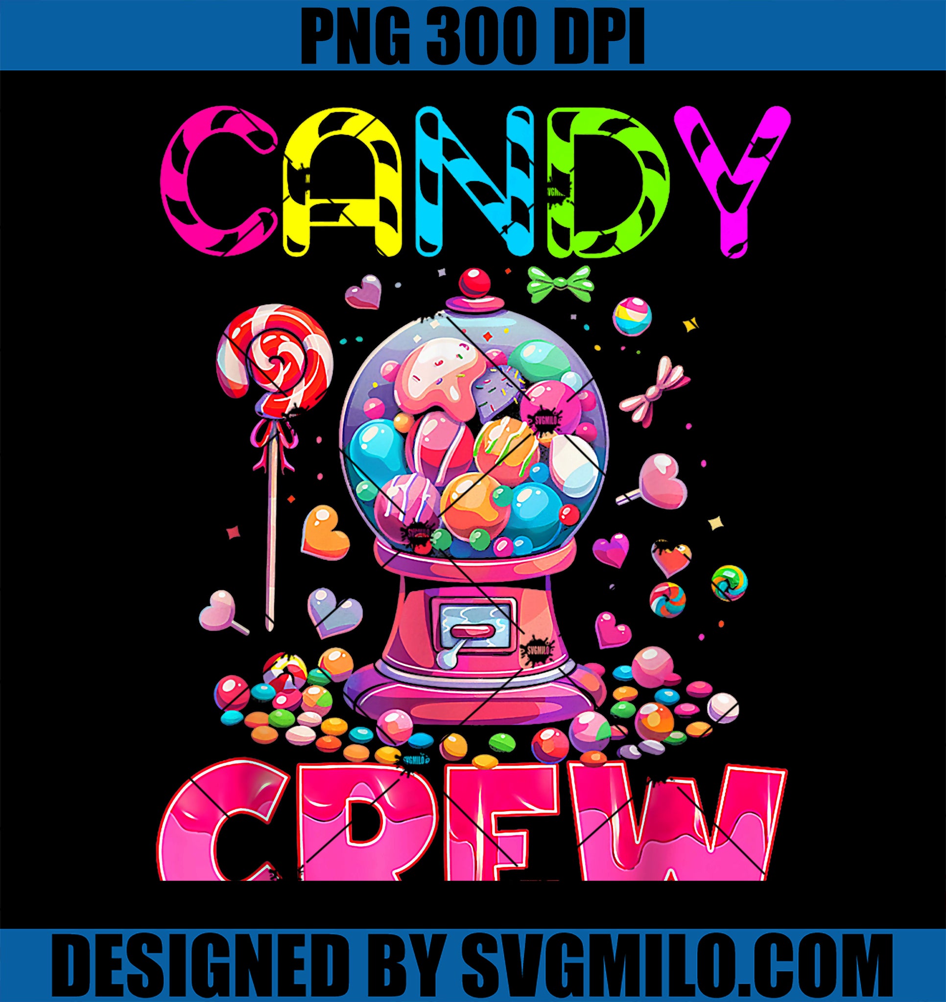 Candy Land Candy Crew PNG, Decorations Sweetie Candy Squad PNG