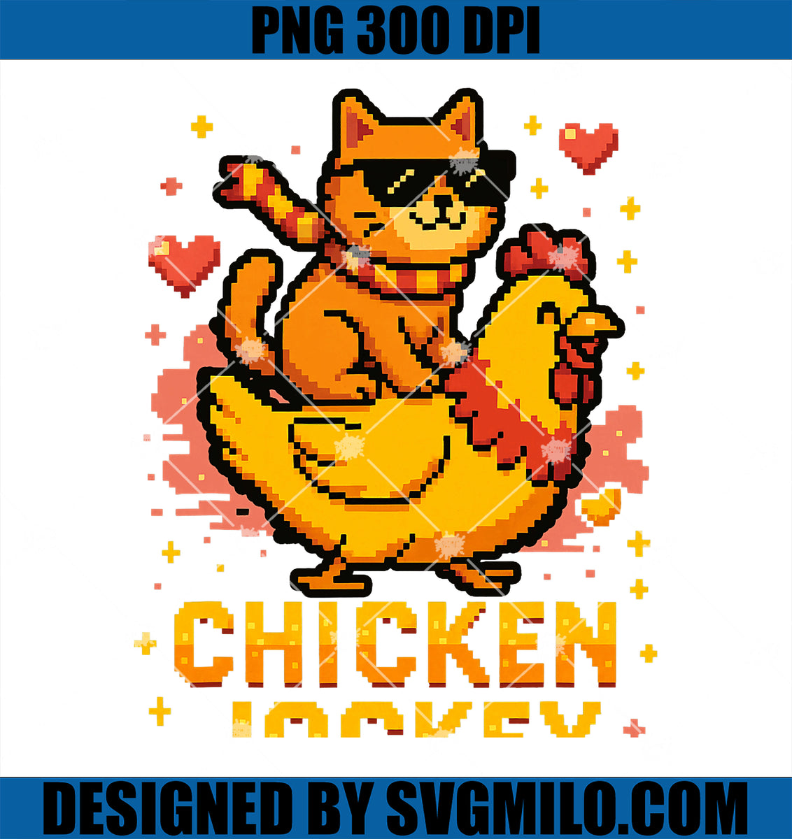 ChickenJockeyPNG_CuteCatRidingPixelArtGamerMemePNGcopy_1200x1200.jpg?v ...