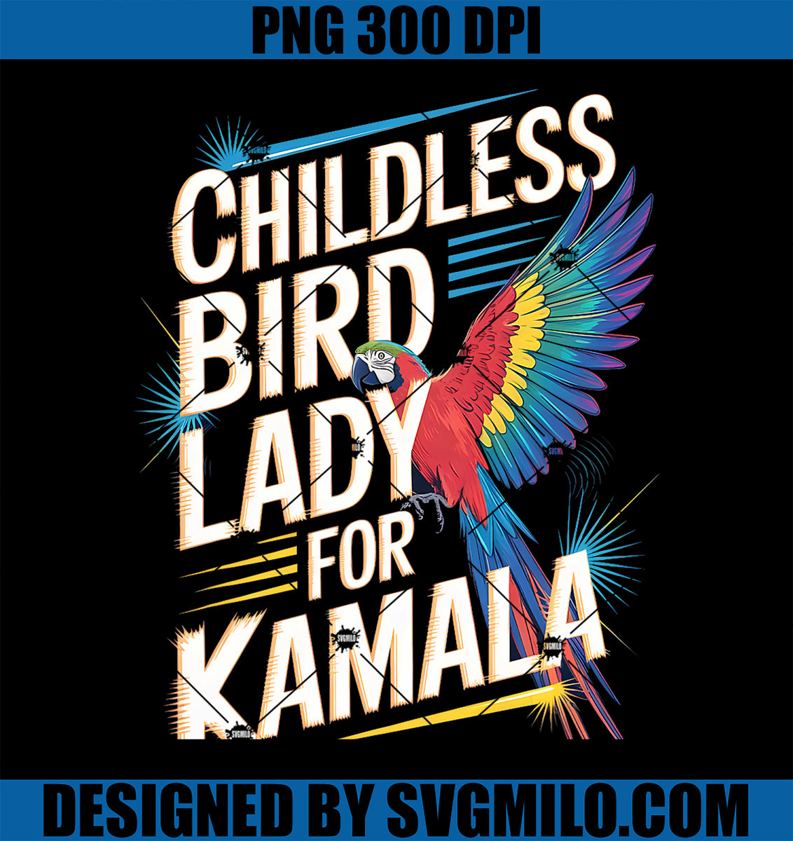 ChildlessBirdLadyforKamalaHarris2024PNG_BirdLoverParrotPNGcopy ...