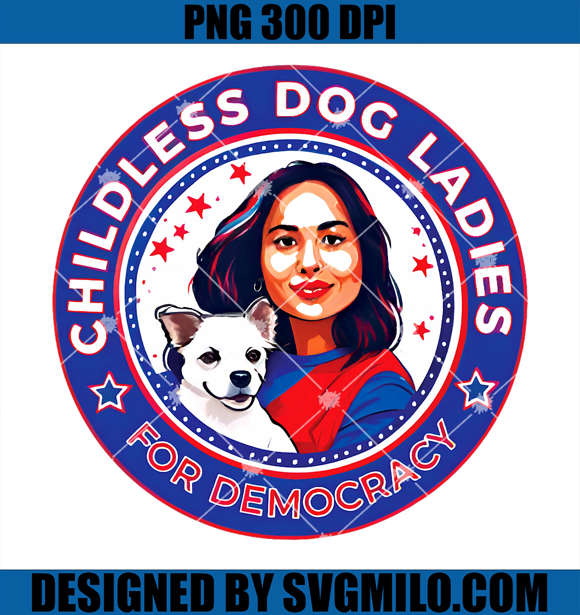 Childless Dog Cat Ladies for Democracy Feminist PNG