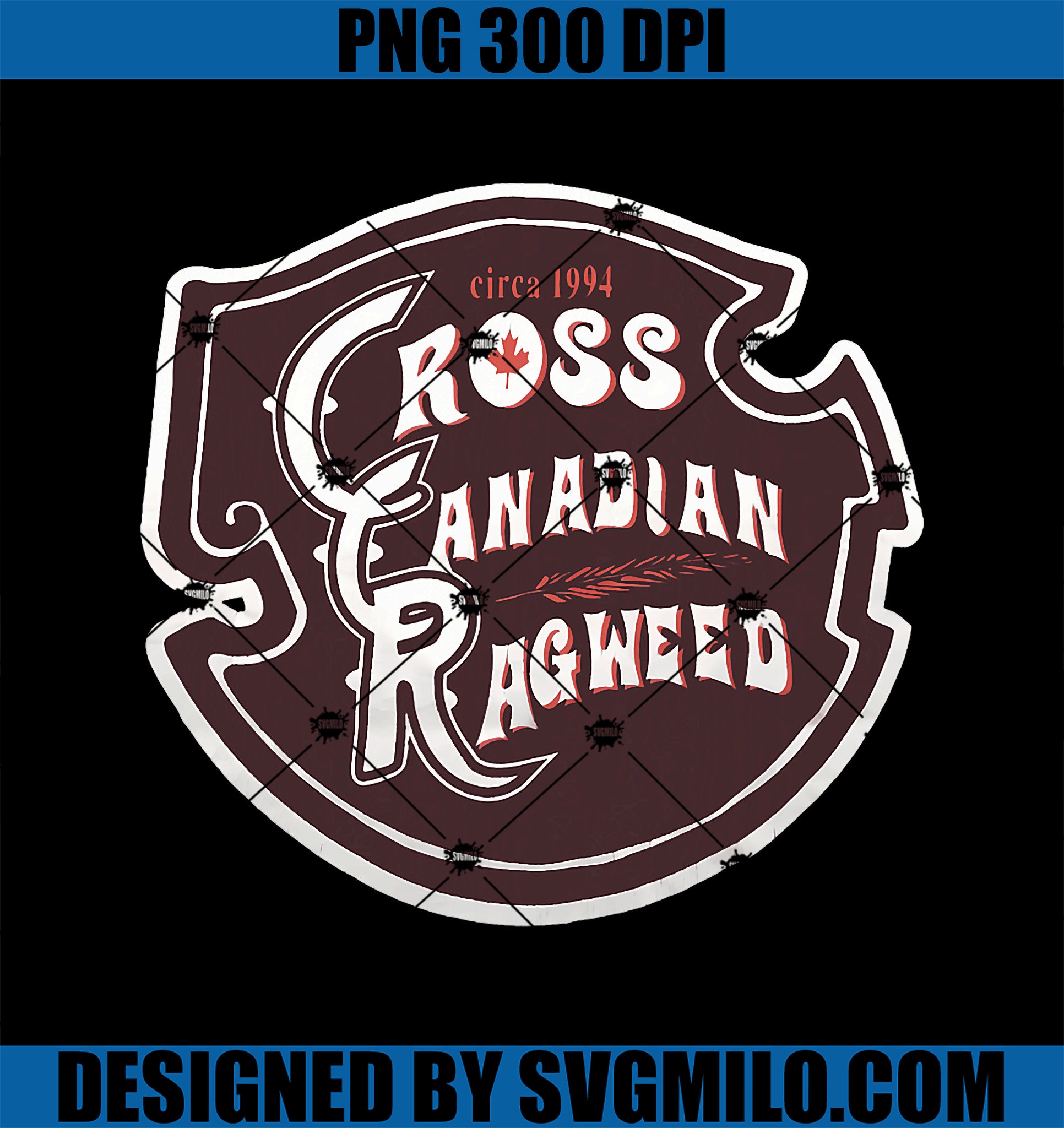 Cross Canadian Ragweed PNG, Vintage PNG