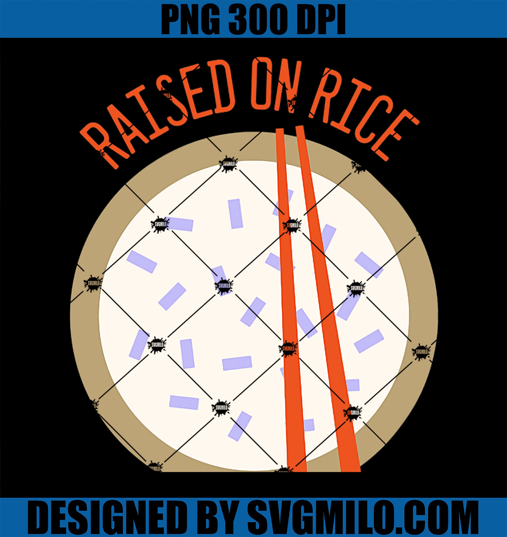 Cute Raised On Rice PNG, Chopstick Bowl Asian Culture Foodie PNG