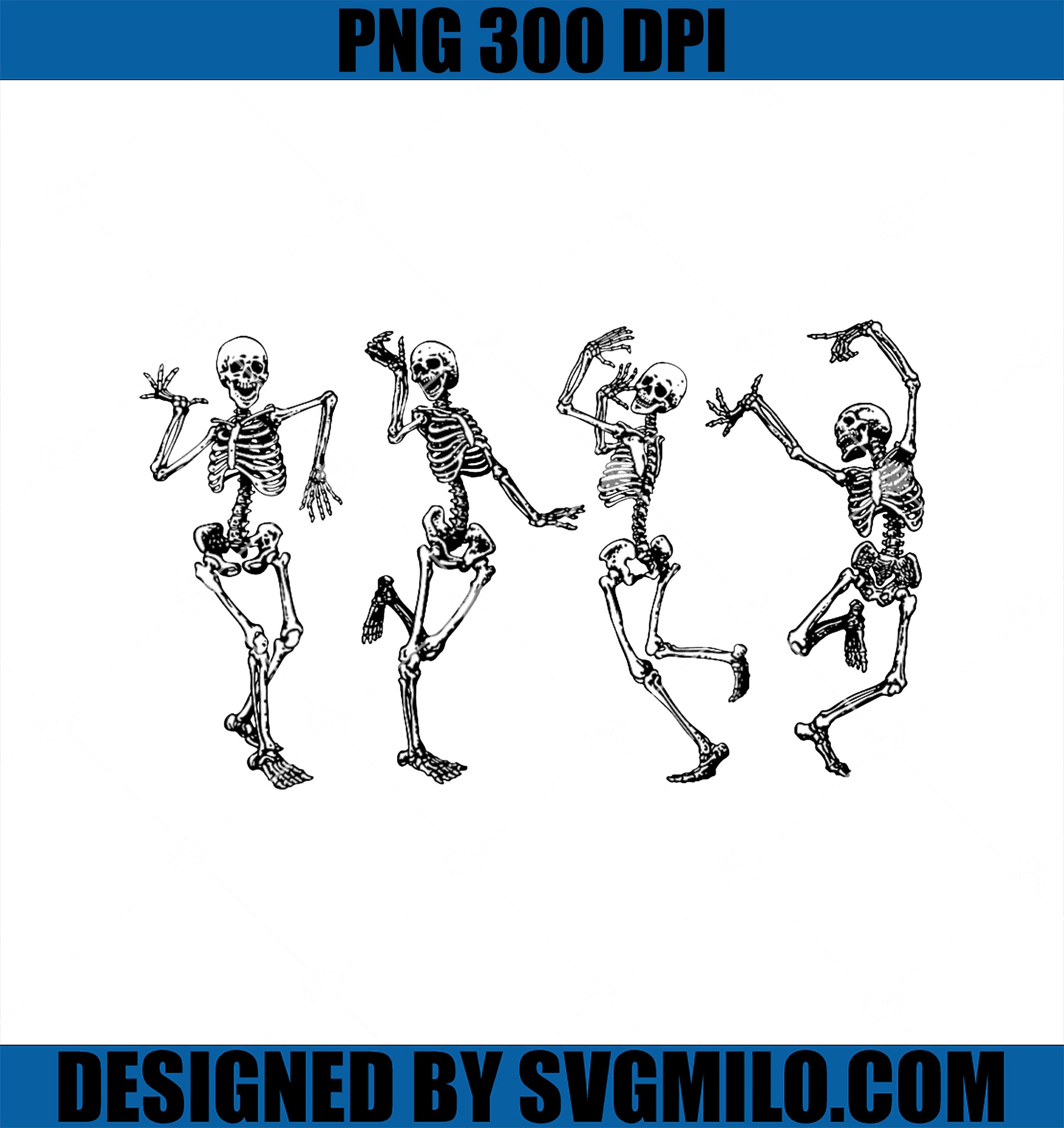 Dancing Skeletons Halloween Dance Of Death PNG, Macabre Skeleton PNG
