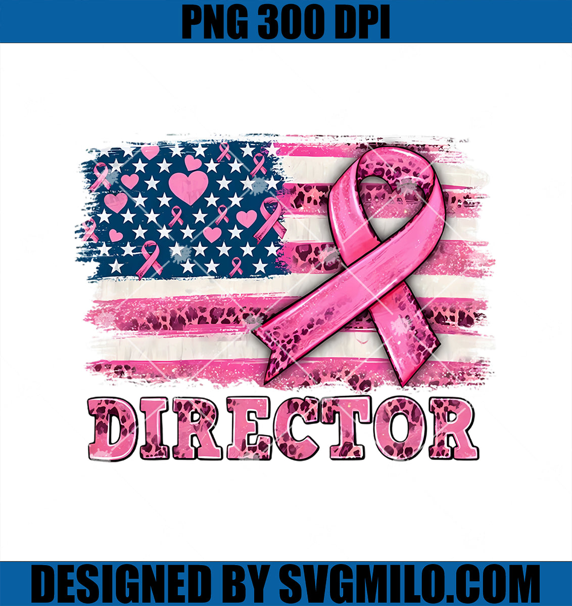 DirectorAmericanFlagPinkRibbonPNG_BreastCancerAwarenessPNGcopy ...