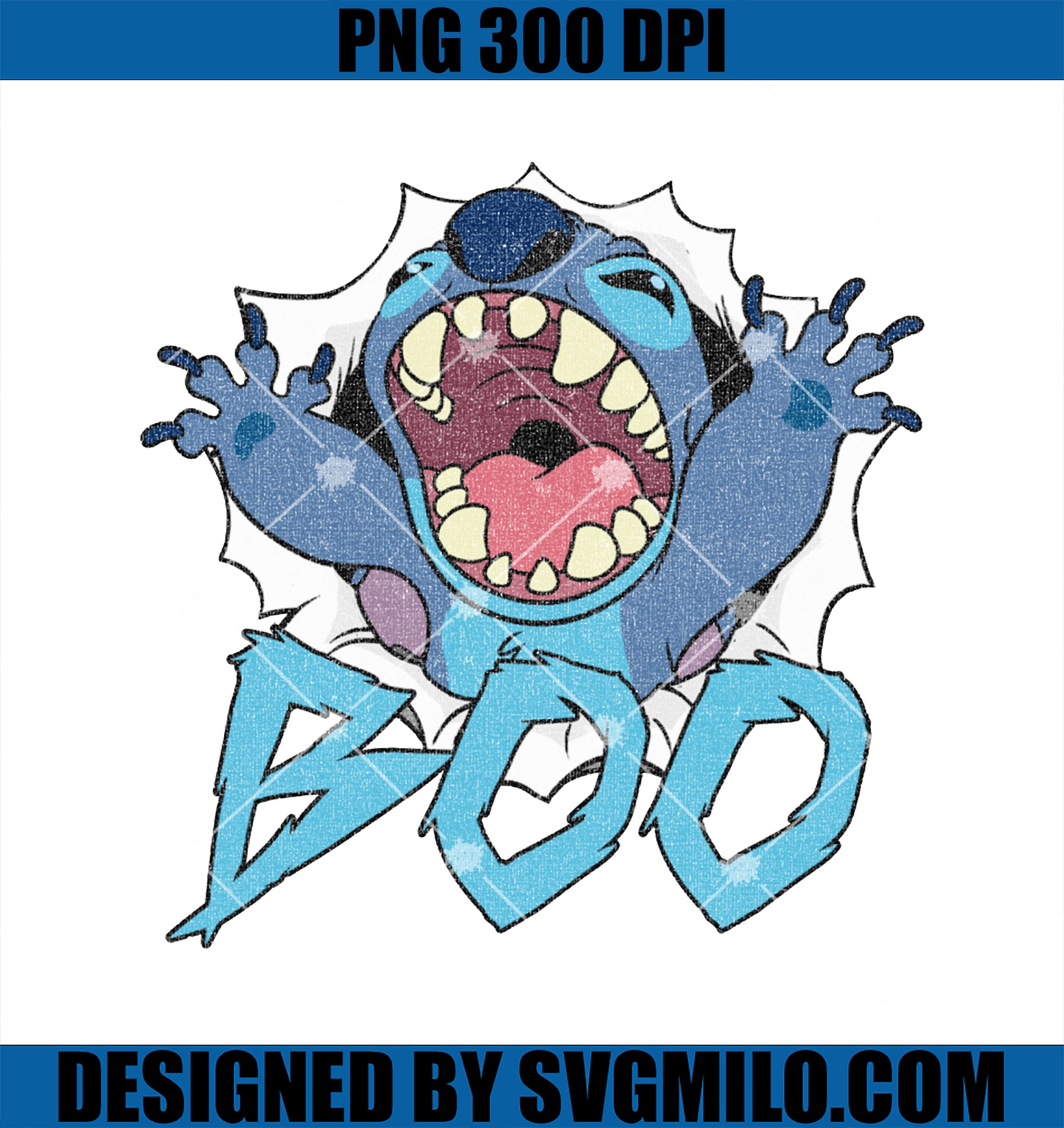 Disney Lilo & Stitch Halloween Boo Breakout Stitch PNG