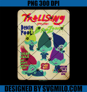 DreamWorks PNG, Trolls Band Together Magazine Cover PNG