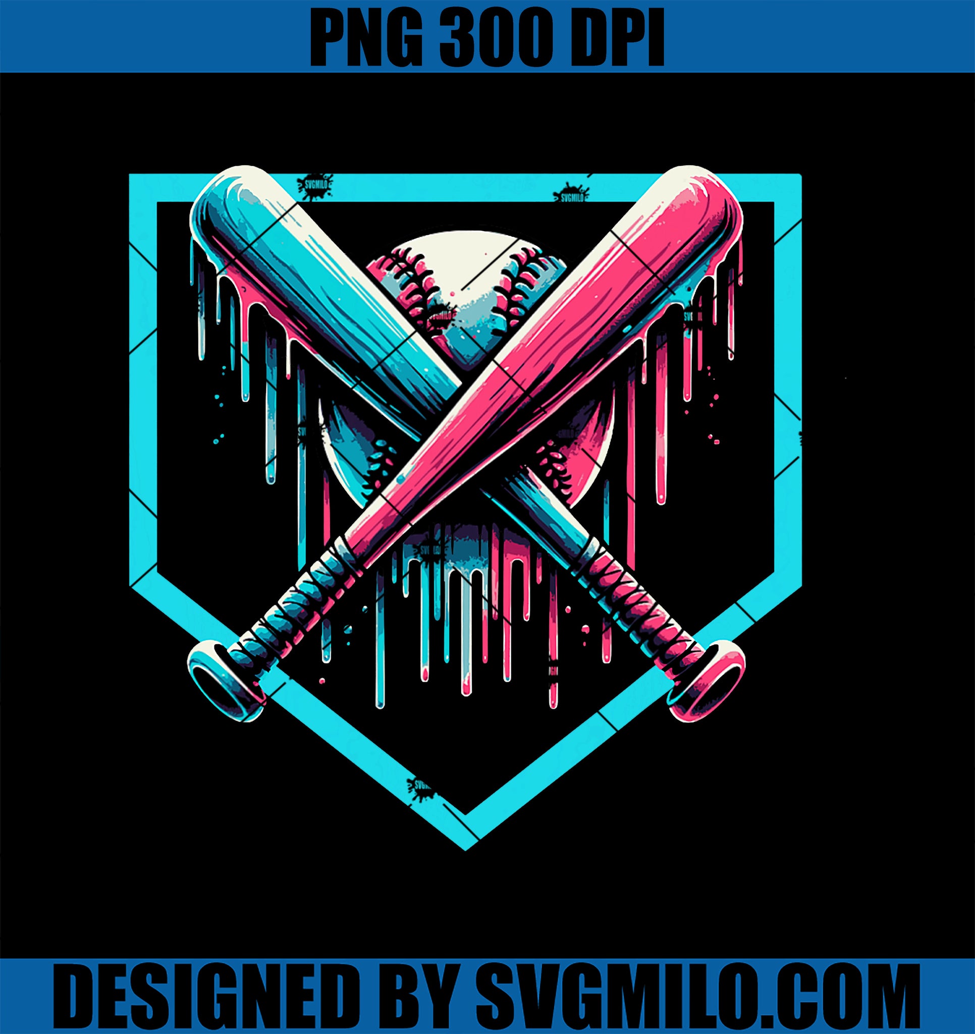 Drip Boys PNG, Baseball Bat And PNG