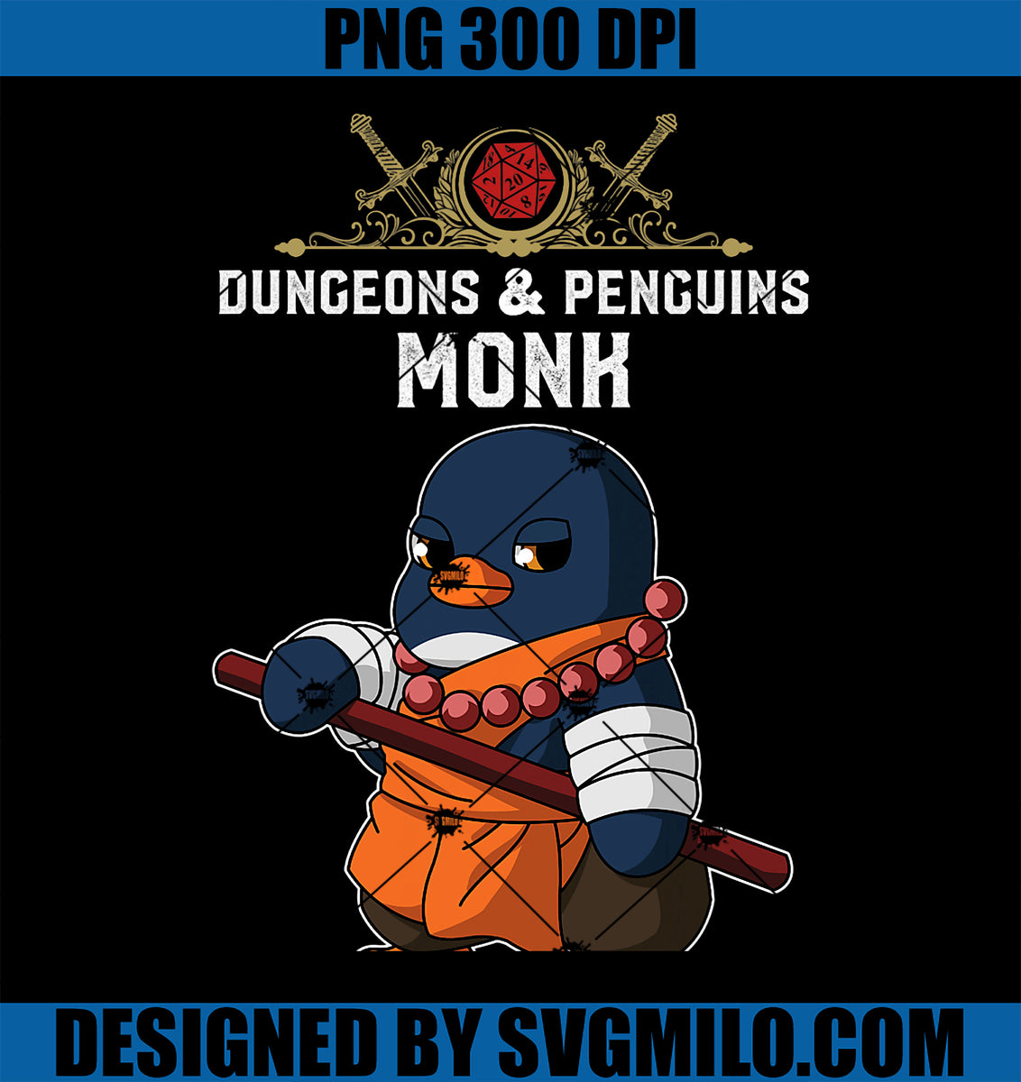 DungeonsAndPenguinsMonkRpgPNG_D20RoleplayingGamerscopy_1200x1200.jpg?v ...