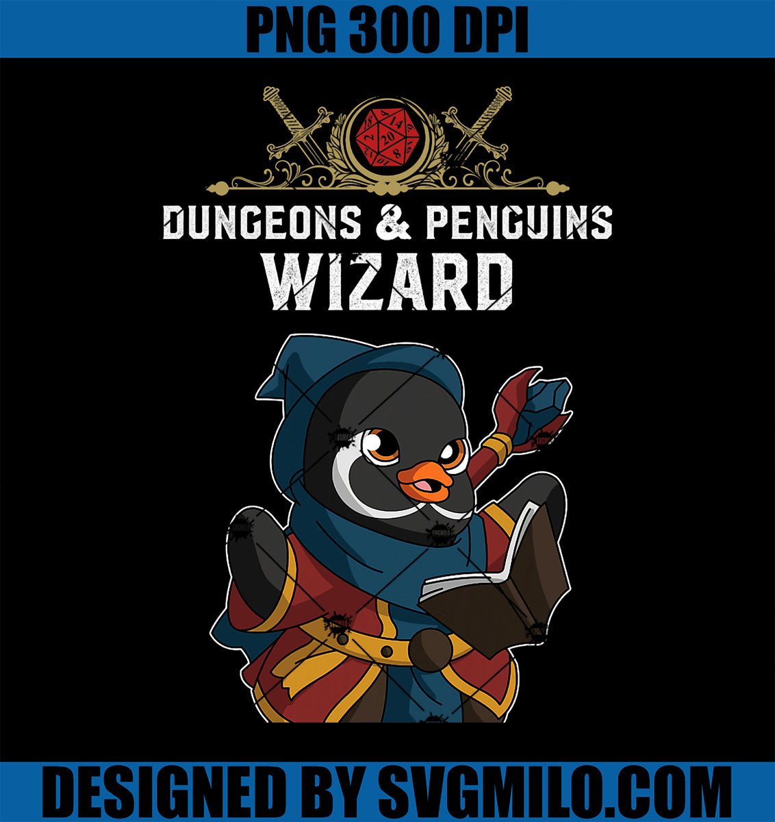 DungeonsAndPenguinsWizardRpgd20PNG_RoleplayingGamerscopy_1200x1200.jpg ...