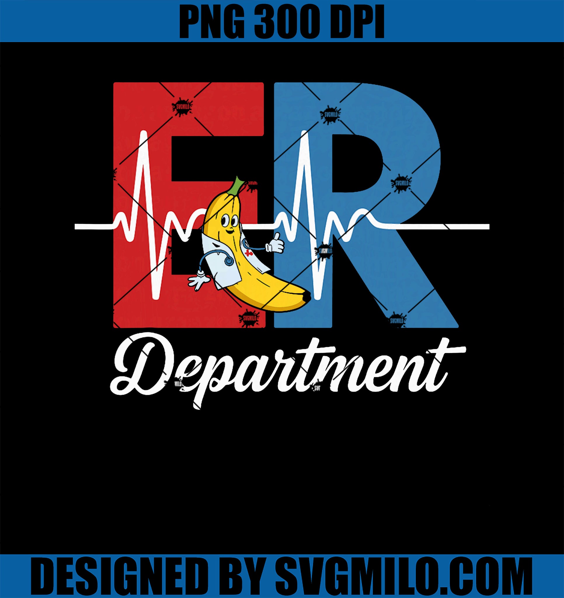 Emergency Department ER Nurse Banana PNG, Funny Healthcare PNG