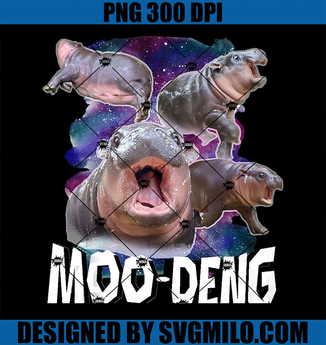 FamousBabyPygmyHippoMooDengPNG_RetroForAnimalsLoverPNGcopy_1200x1200 ...