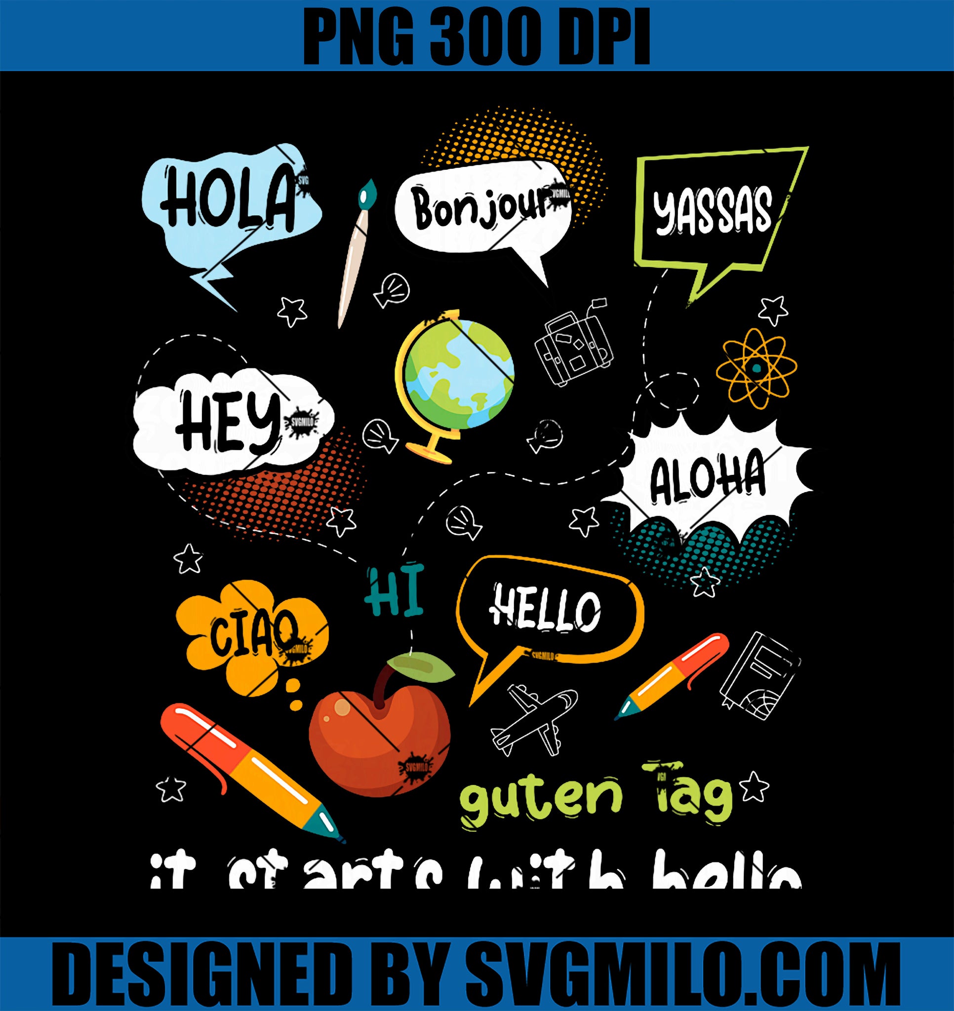 Friendship Inclusion Language PNG, Teacher It Starts With Hello PNG
