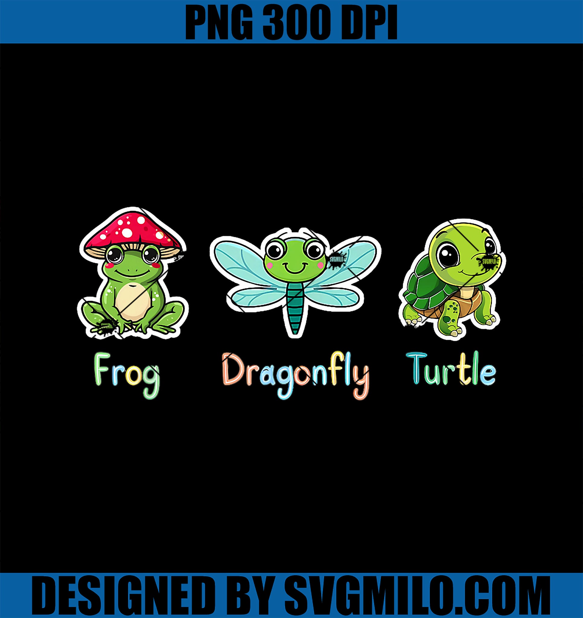 Frog Dragonfly PNG,Turtle PNG