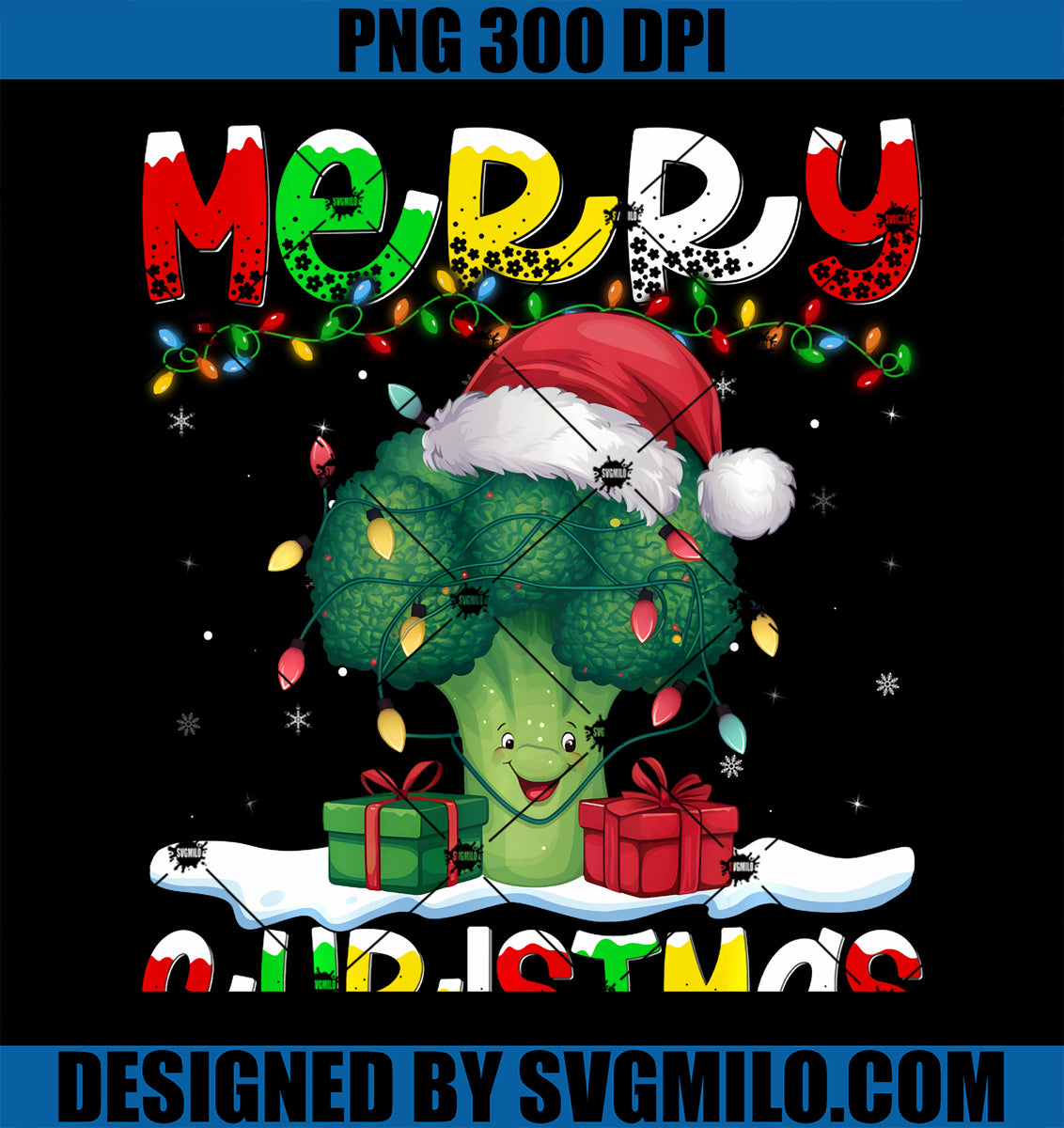 FunnyBroccoliXmasLightingSantaBroccoliPNG_MerryChristmasPNGcopy ...