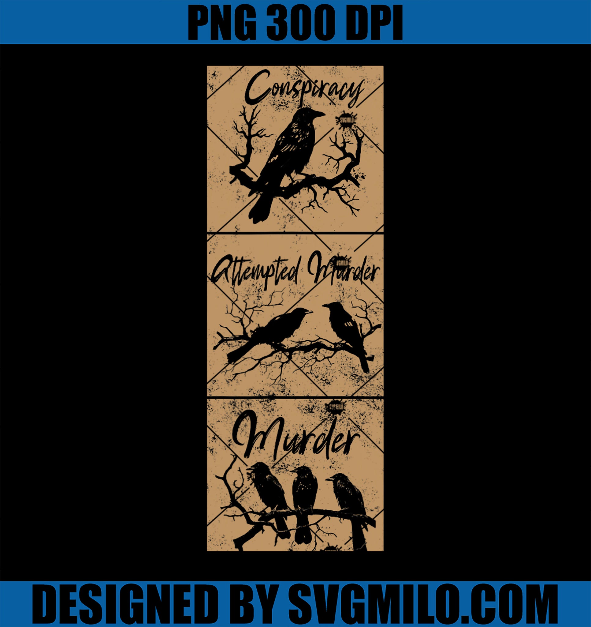 Funny PNG, Attempted Murder Crow PNG