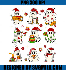 Funny SLP Ghost Christmas Speech Therapy Sped Teacher PNG