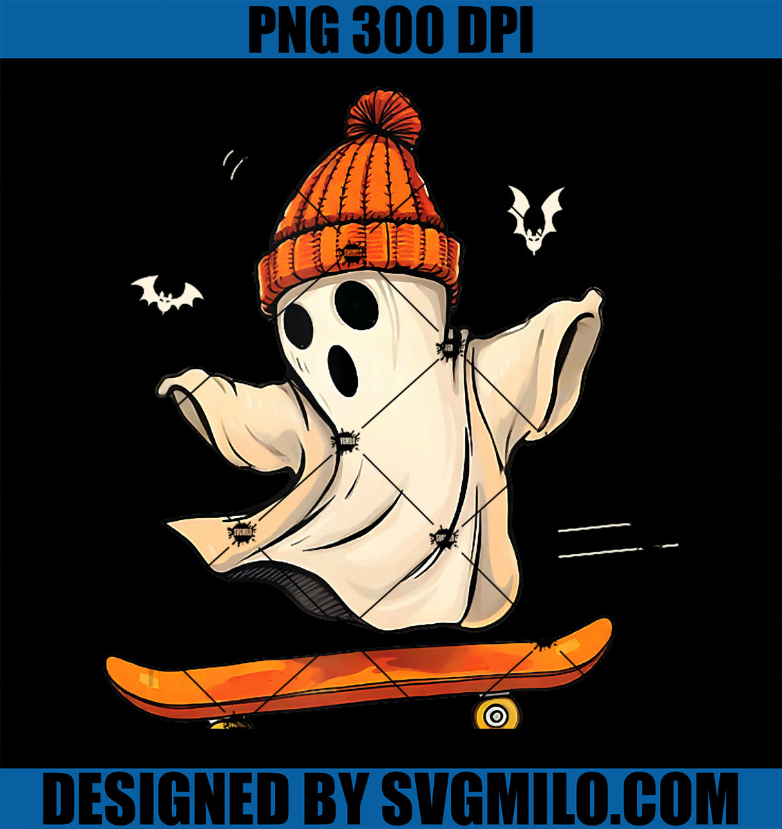 FunnySkatingHalloweenGhostSpookyPNG_SkateboarderGhostPNGcopy_1200x1200 ...