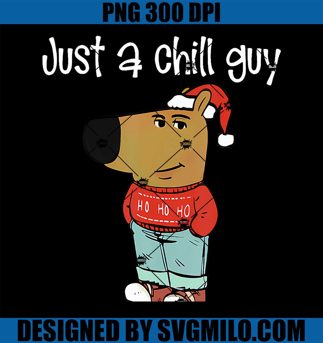 Just Chill Dude Meme Christmas Just A Chill Guy Meme Animated Cursor