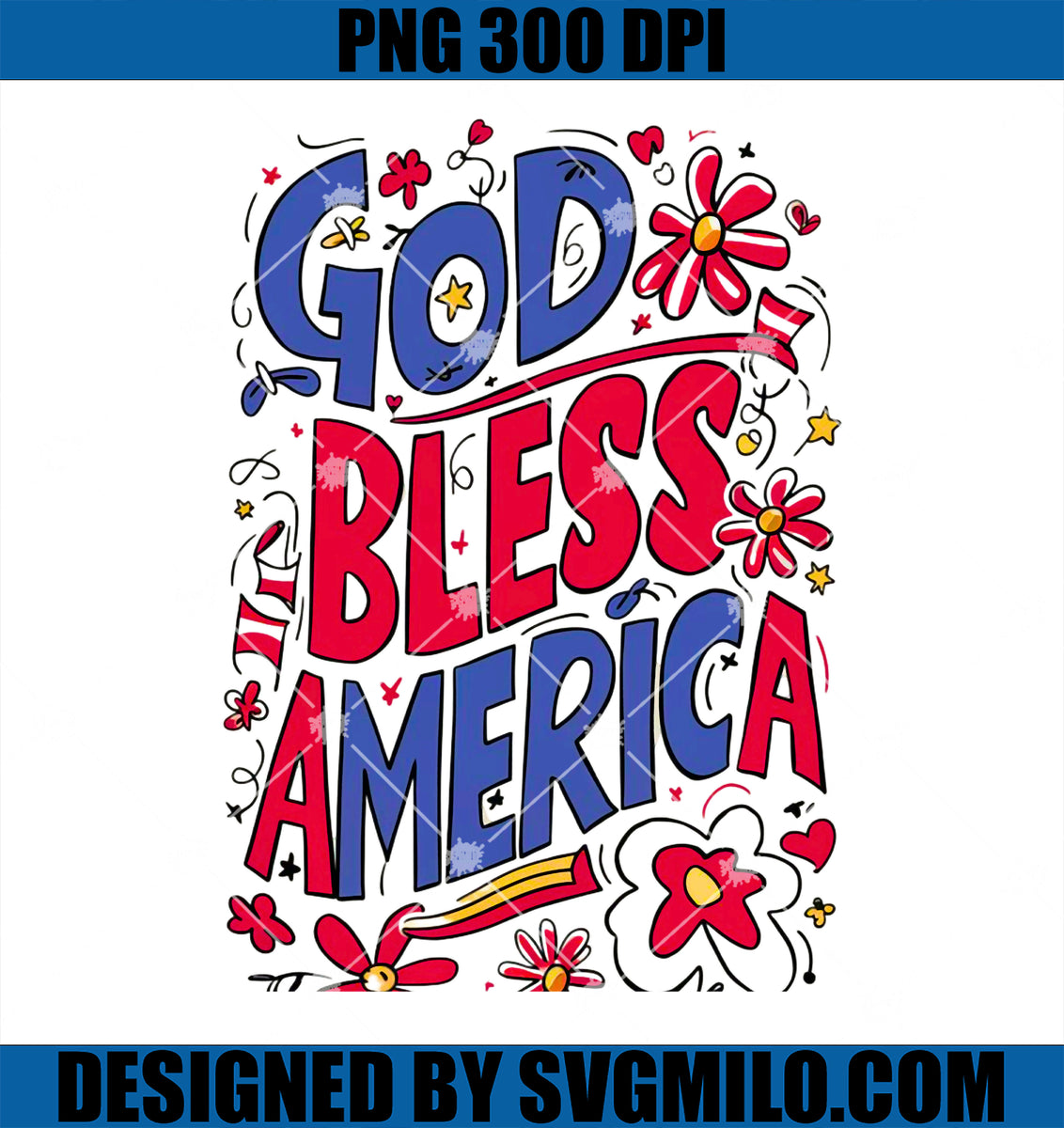 GodBlessAmericaPatrioticUSAFlagPNG_Christian4thOfJulyPNGcopy_1200x1200 ...
