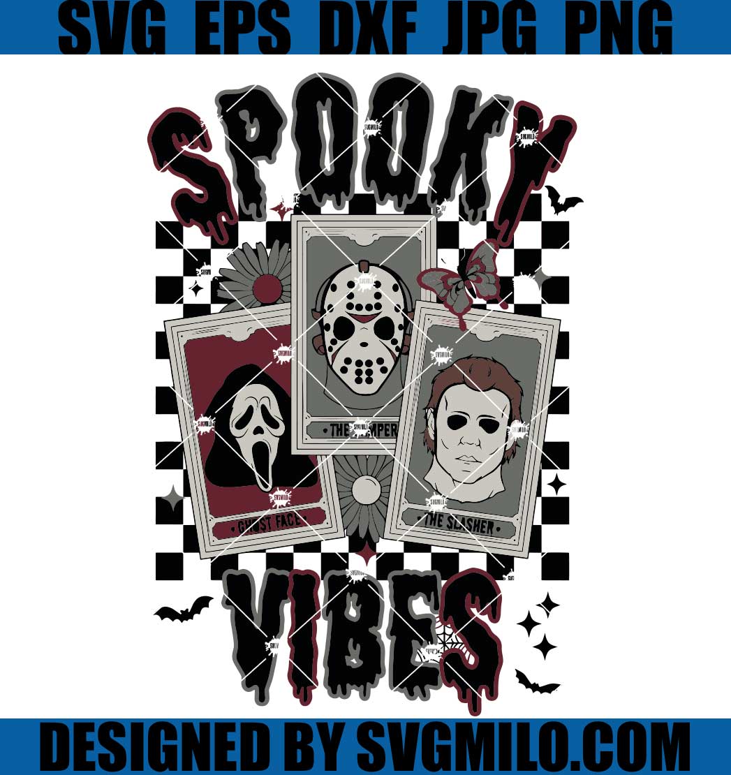 Horror-Characters-Tarot-Card-SVG_-Horror-Spooky-Vibes-SVG_-Halloween ...