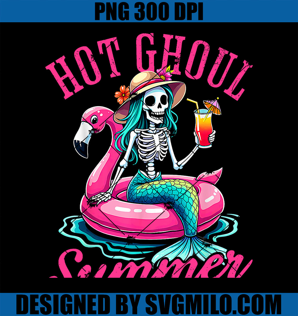HotGhoulSummerPNG_SummerweenHalloweenSkeletonMermaidPNGcopy_1200x1200 ...