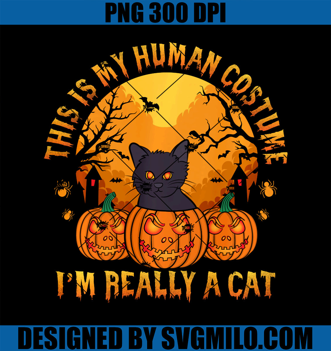 HumanCostumeI_mReallyACatPNG_HalloweenFunnyHalloweenCatPNGcopy ...