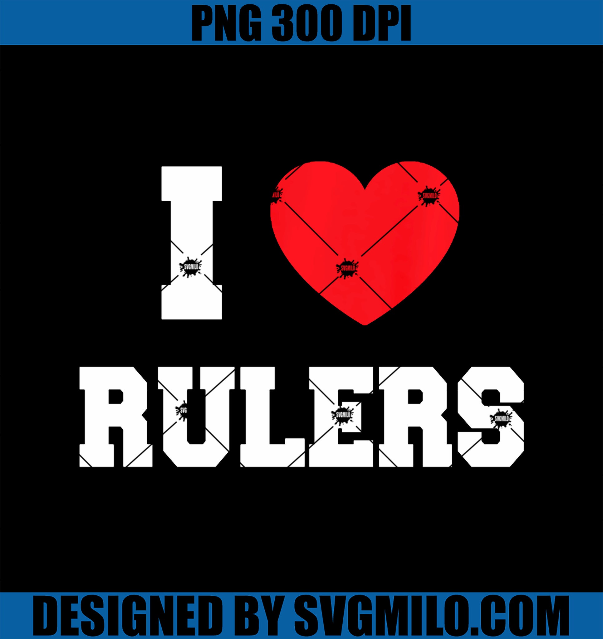 I Love rulers PNG