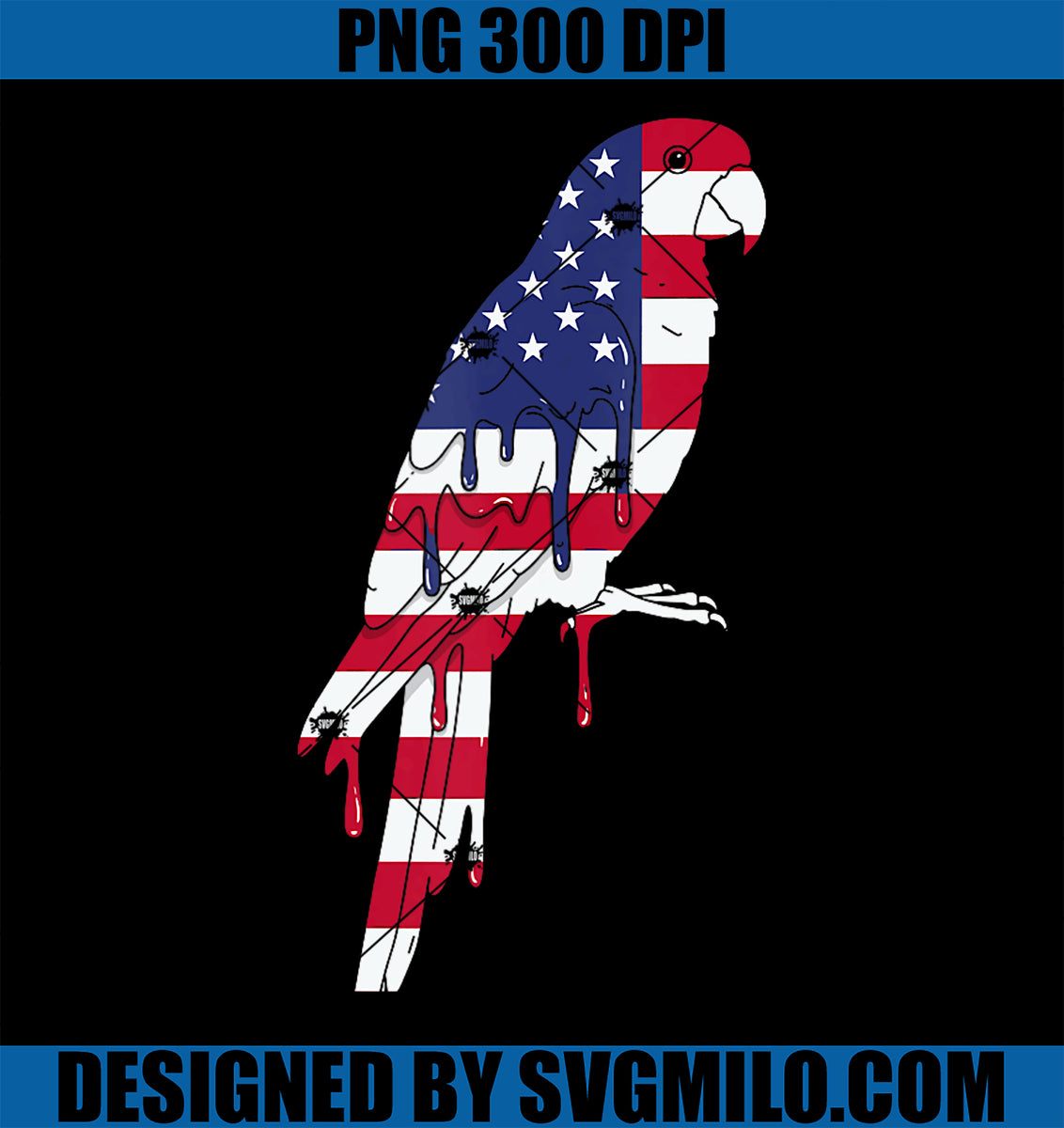 IceCreamDripParrotAmericanUSAFlagPNG_4thOfJulyPNGcopy_eea0173f-062f ...