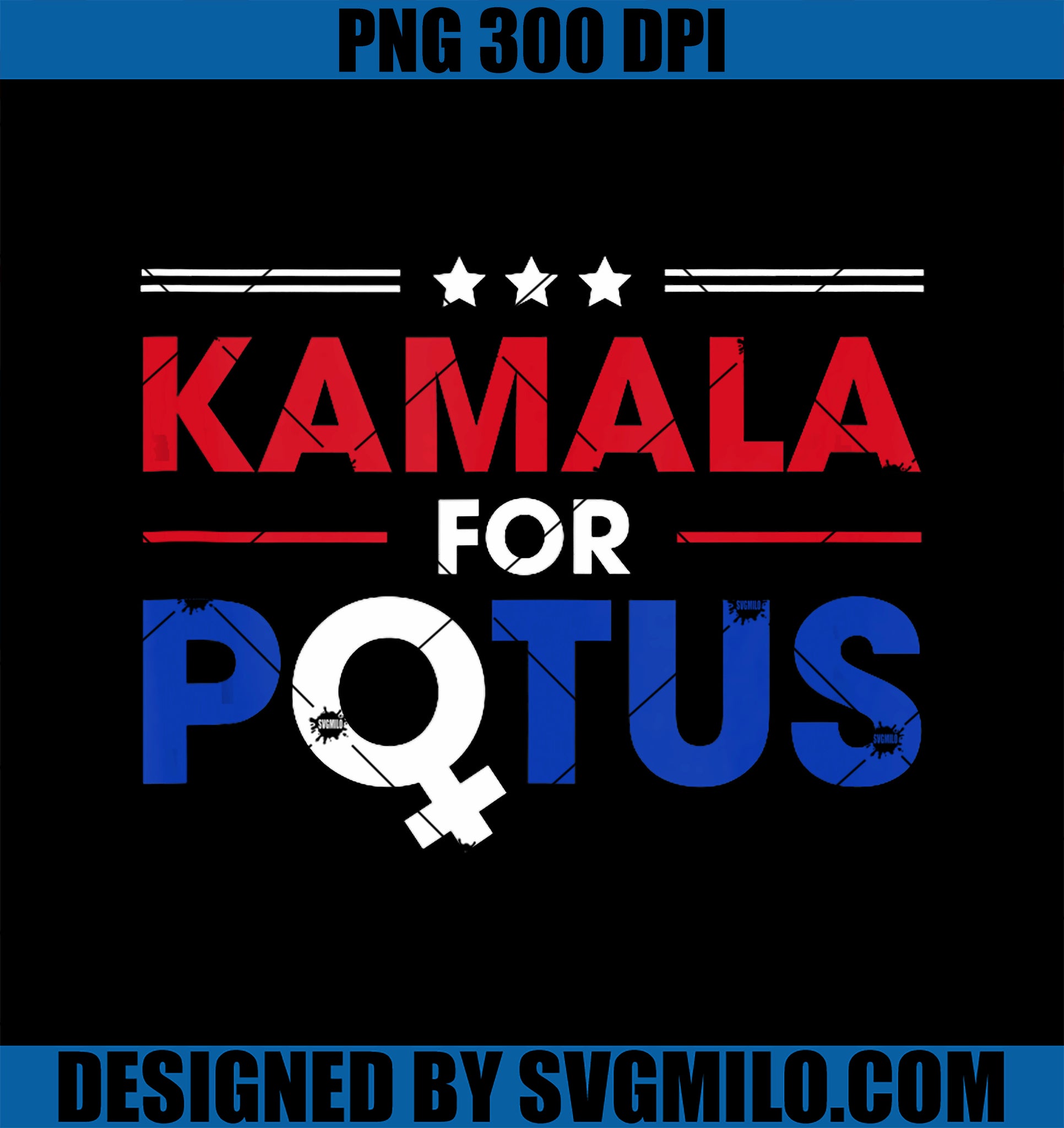 Kamala for POTUS PNG, Women_s Rights Kamala Harris 2024 PNG