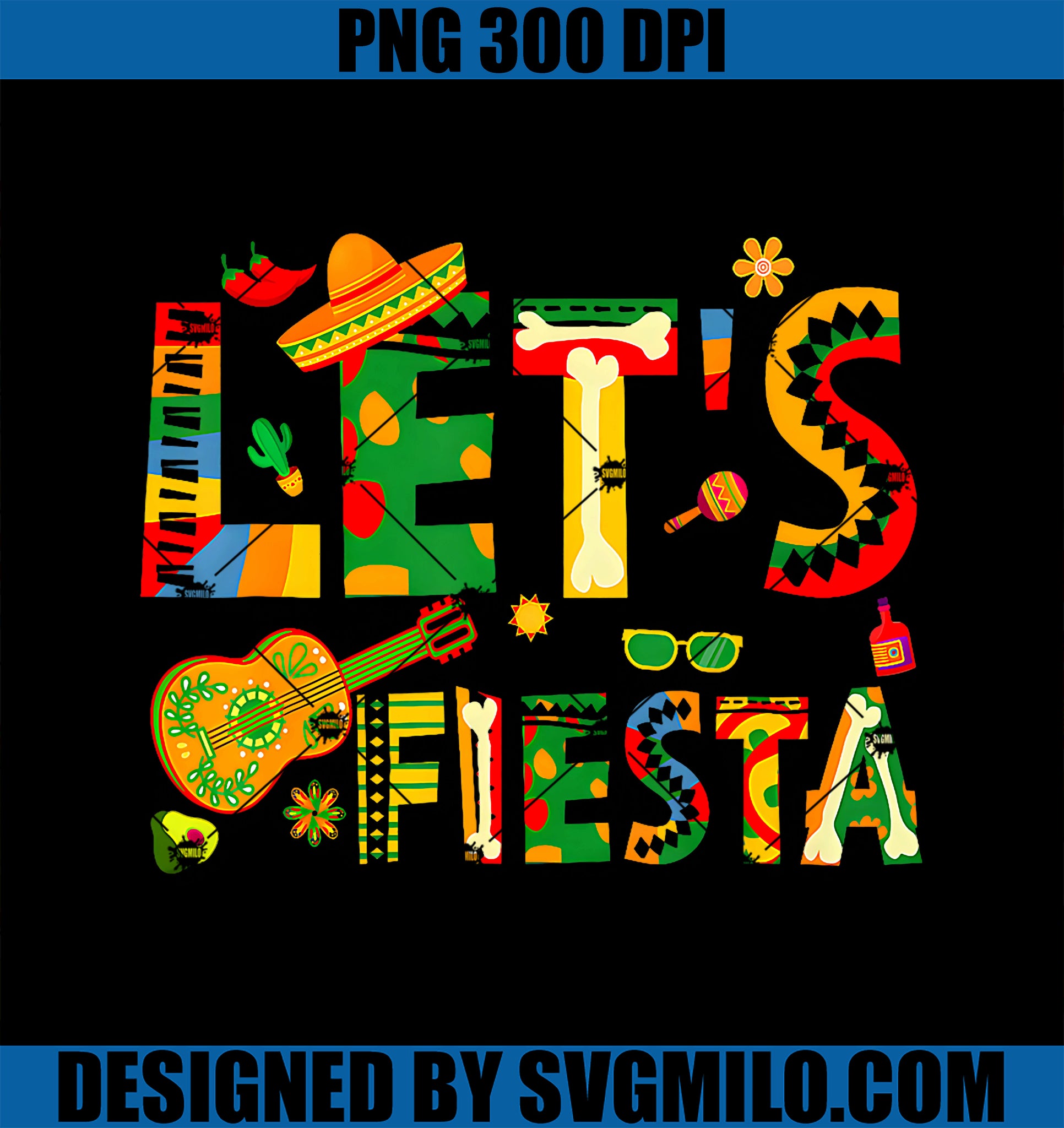 Lets Fiesta Mexican Family Fiesta PNG, Squad Cinco De Mayo PNG