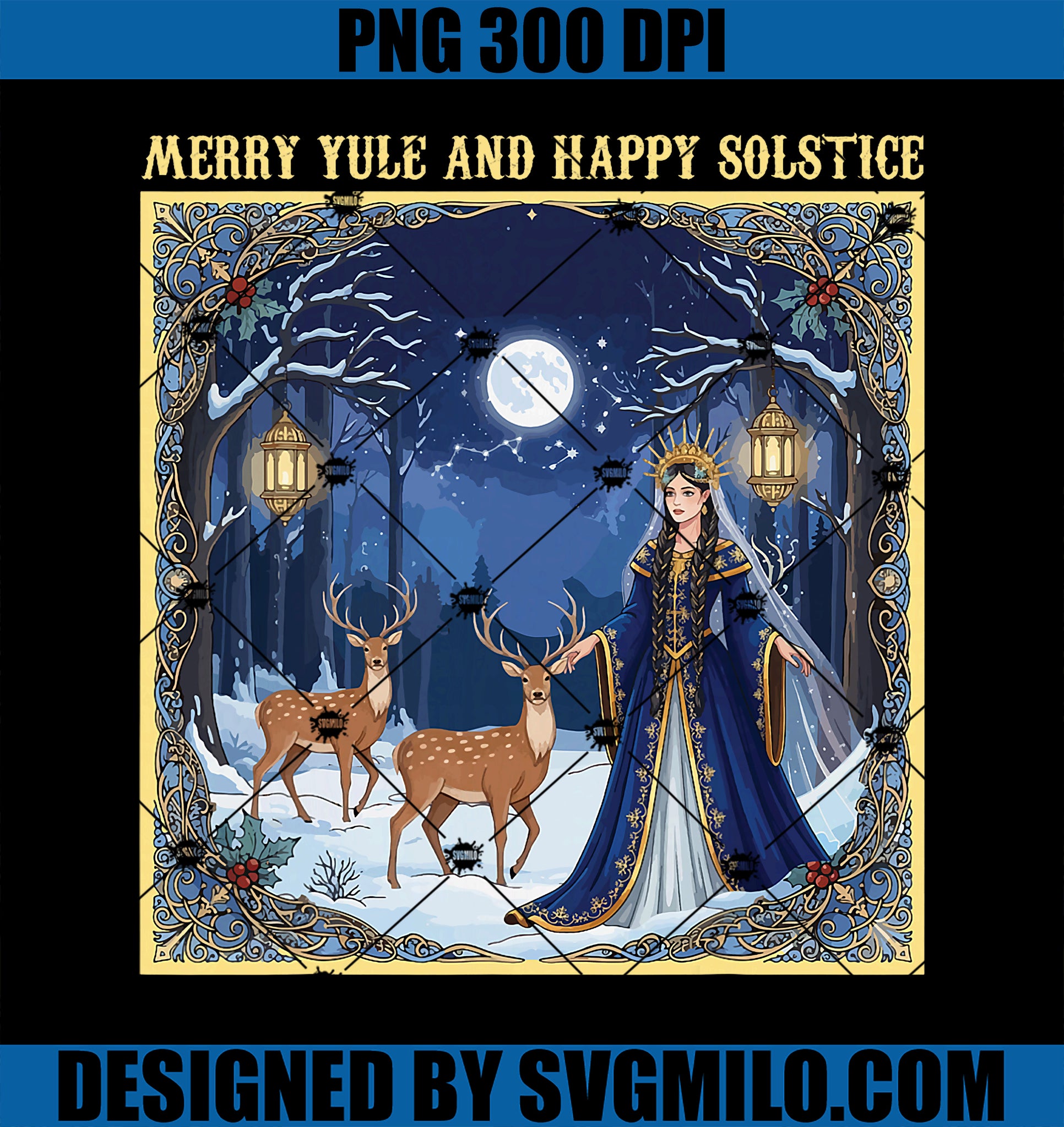 Merry Yule And Happy Solstice Yuletide PNG, Season Christmas PNG