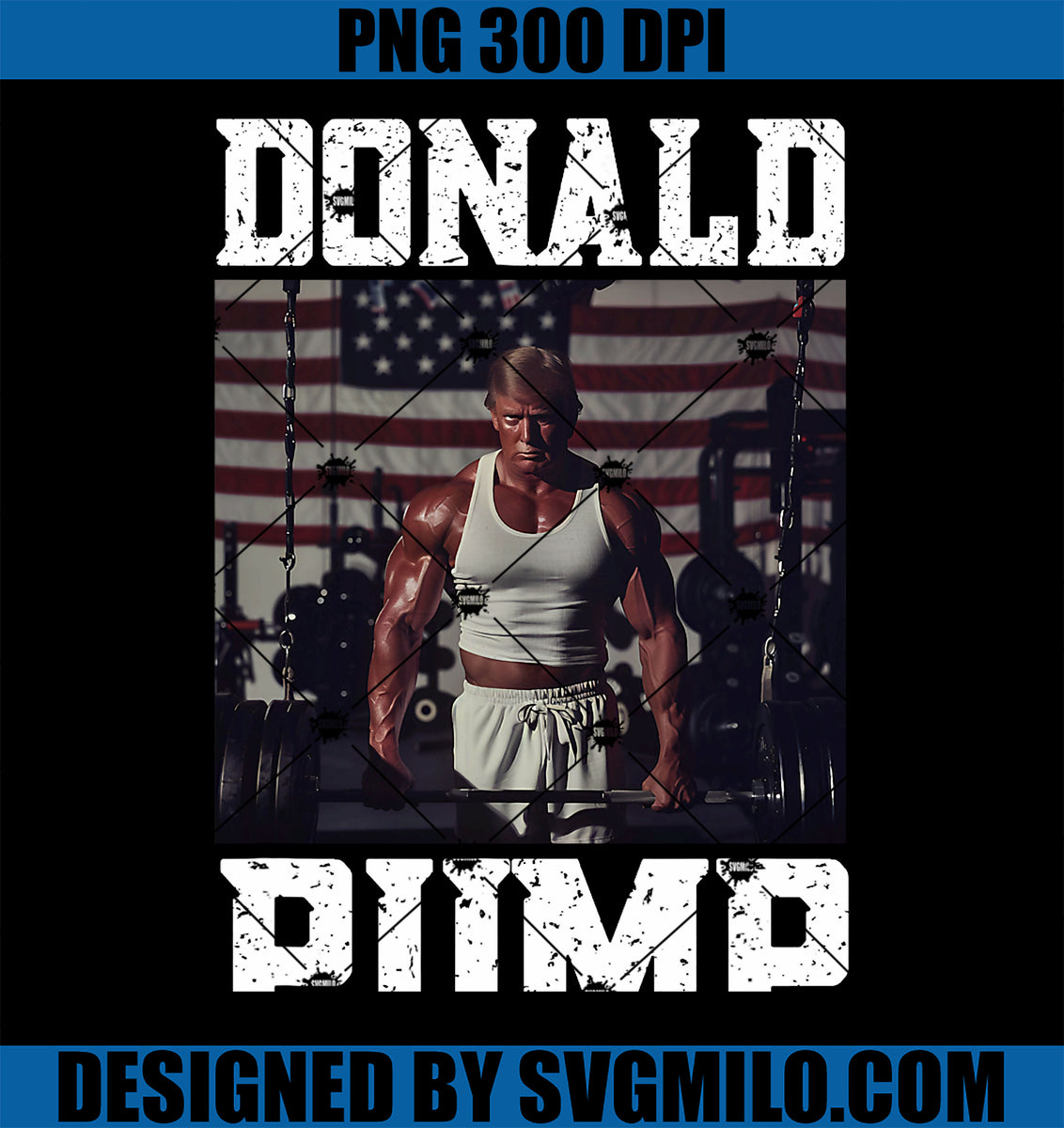 MuscularPresidentTrumpLiftingWeightsSwoleDonaldPumpPNGcopy_1200x1200 ...