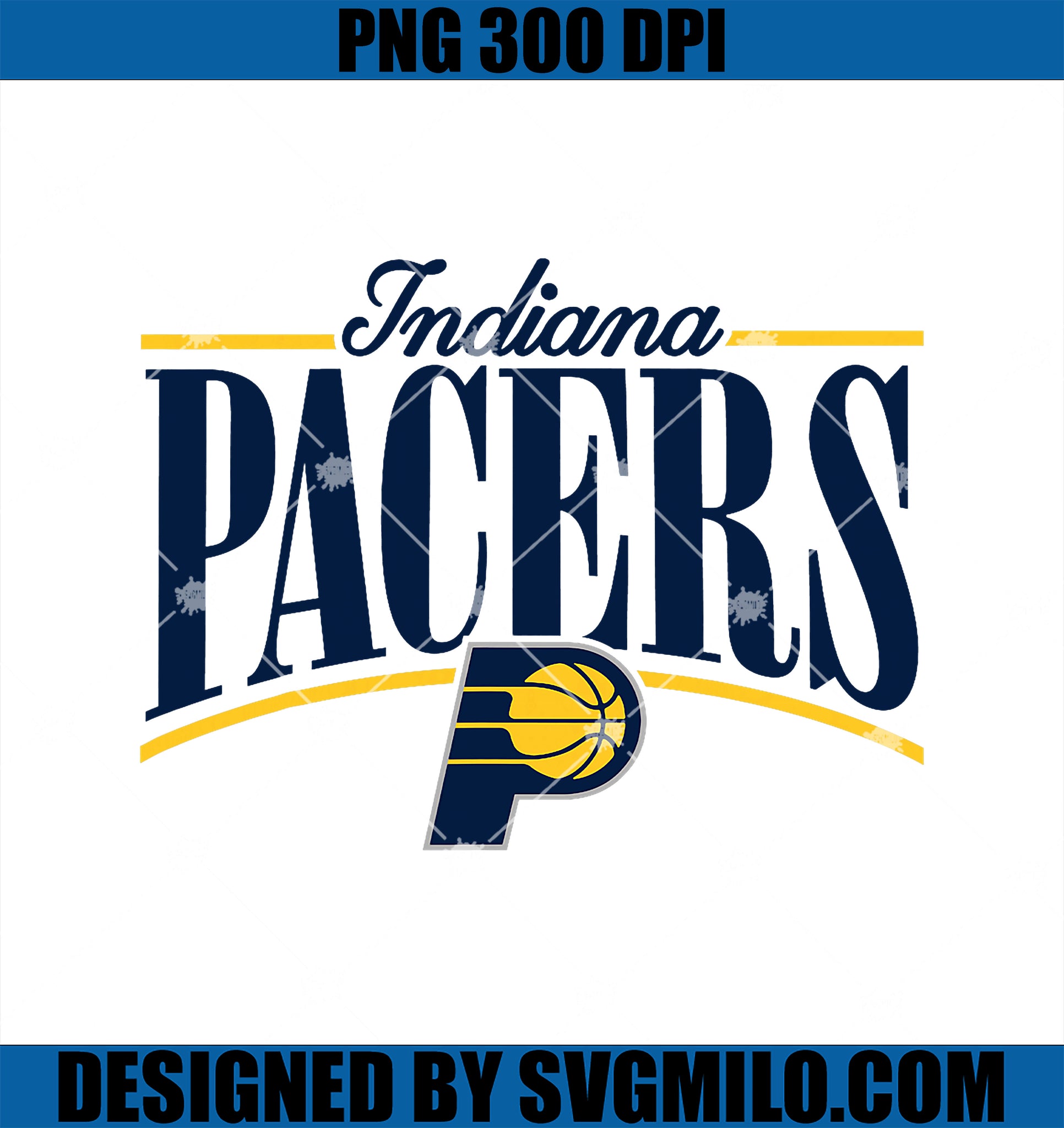 NBA PNG, Indiana Pacers Logo Arch PNG