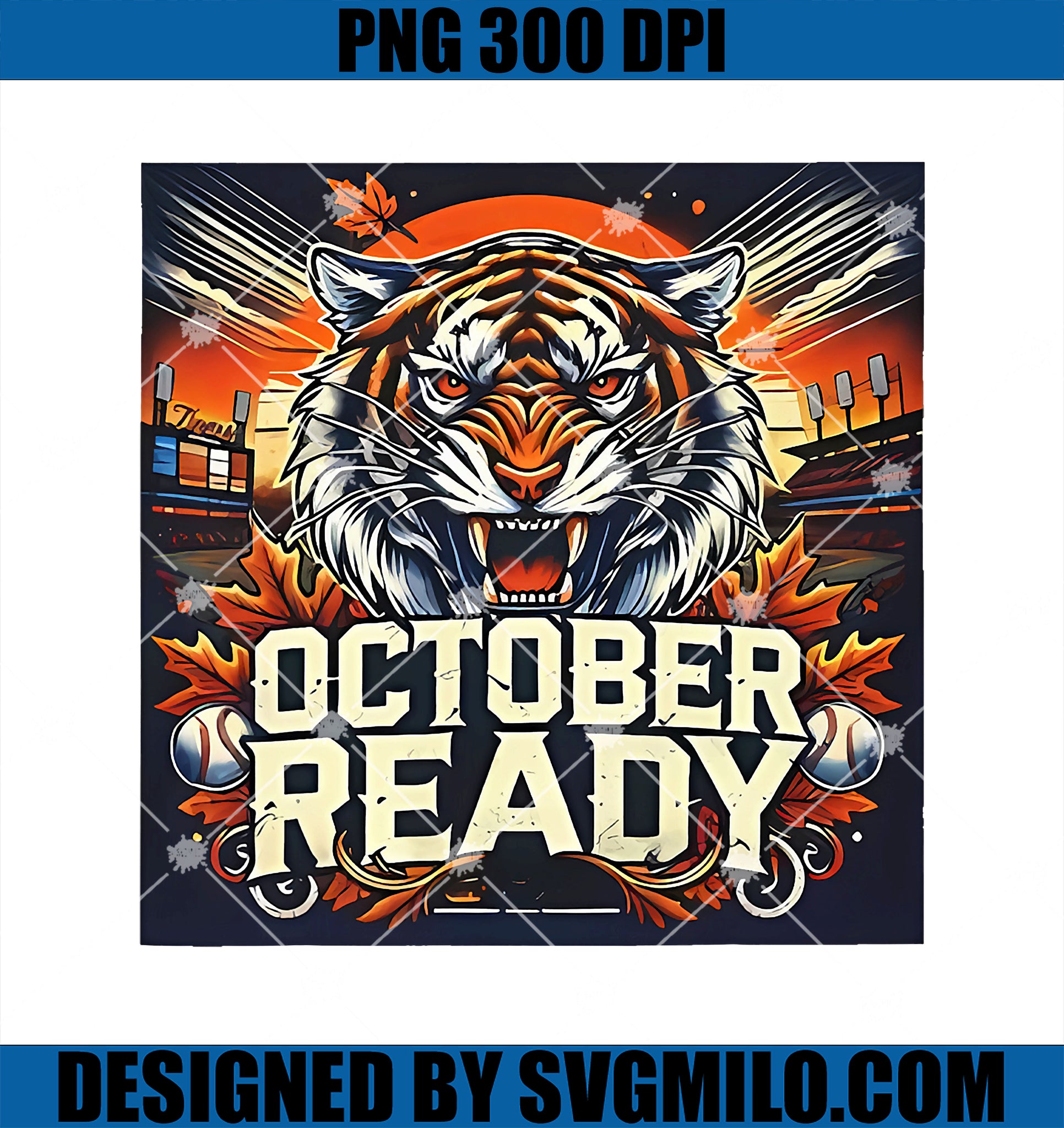 October Ready Funny PNG, For Ready Tiger PNG
