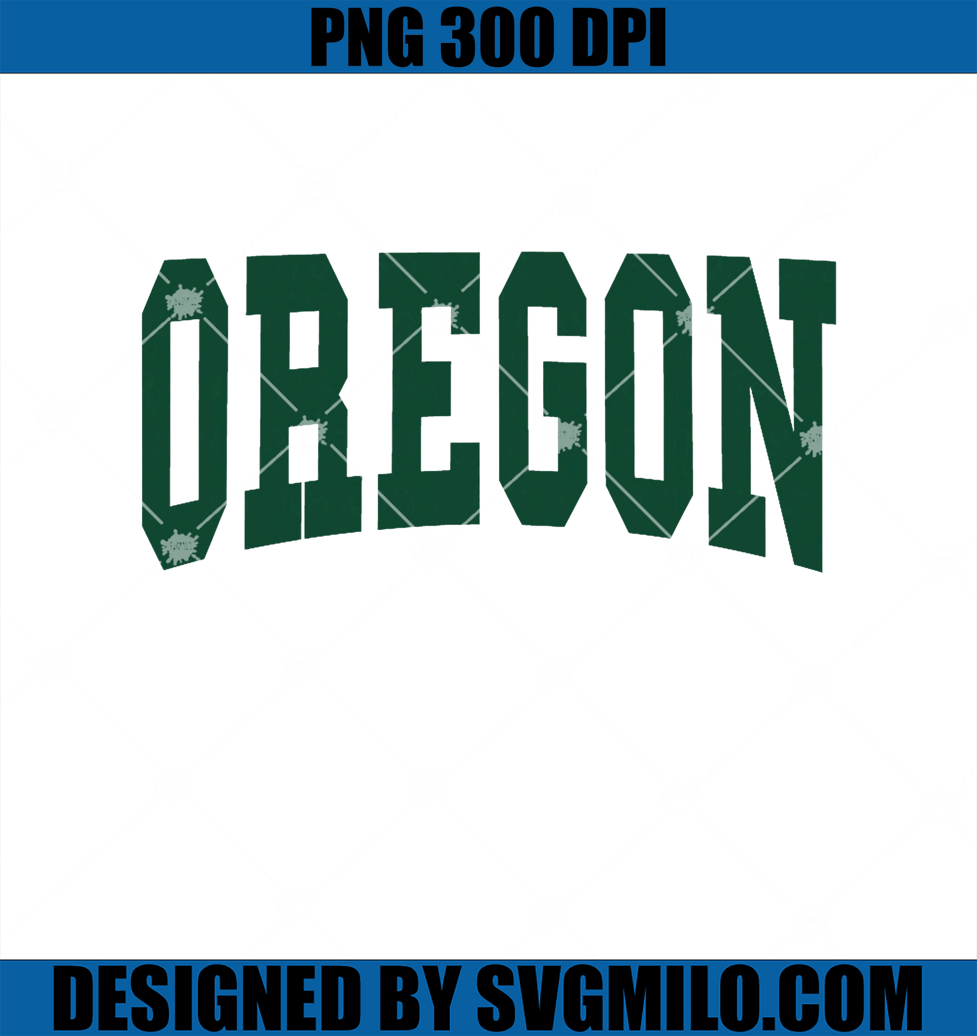 Oregon Throwback Design PNG, Classic PNG