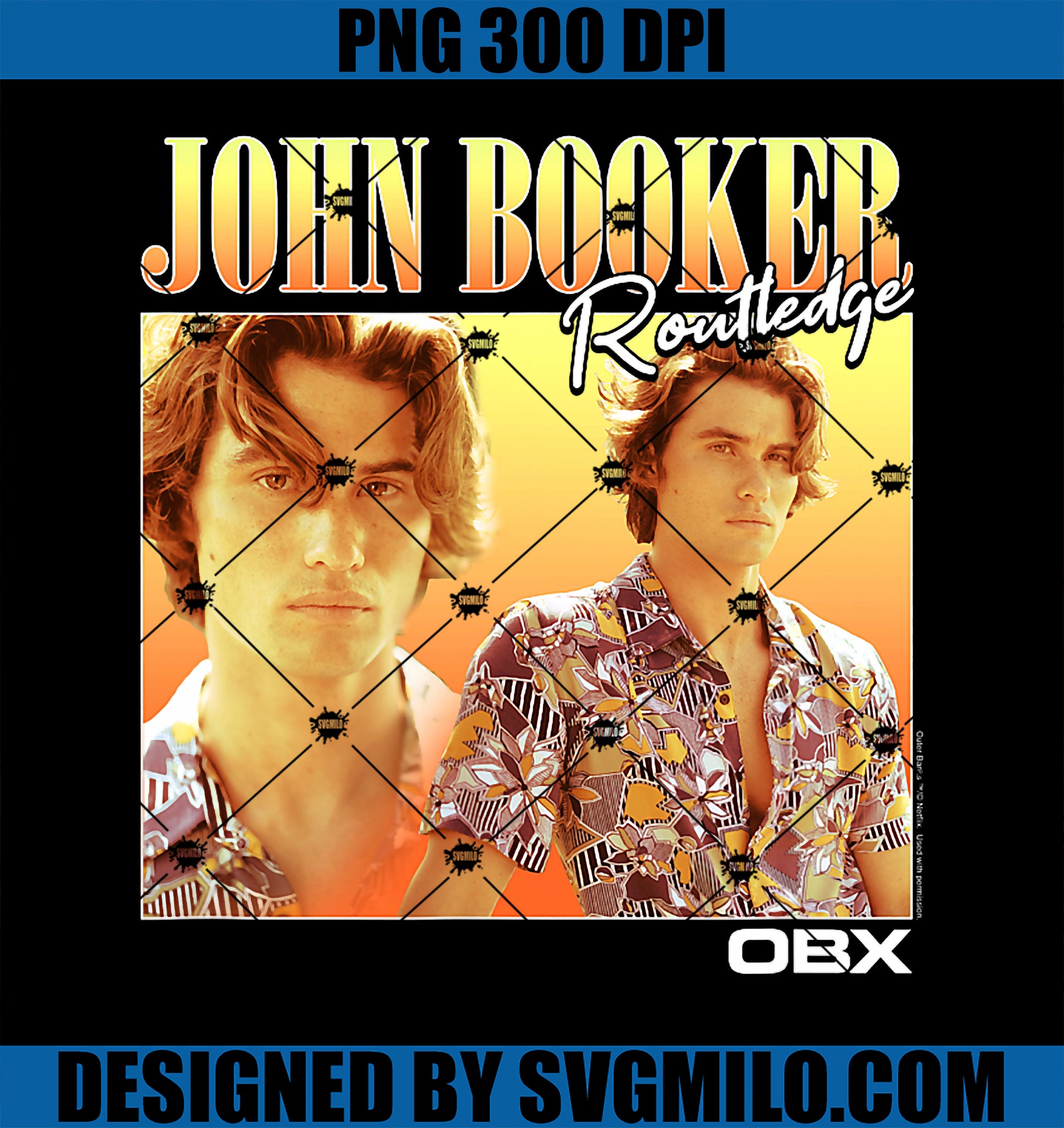 Outer Banks John Booker PNG, Routledge Portrait PNG