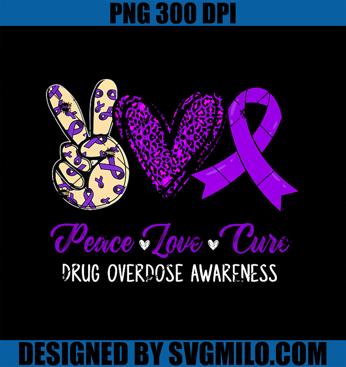 PeaceLoveHopePurpleRibbonPNG_DrugOverdoseAwarenessMonthPNGcopy ...