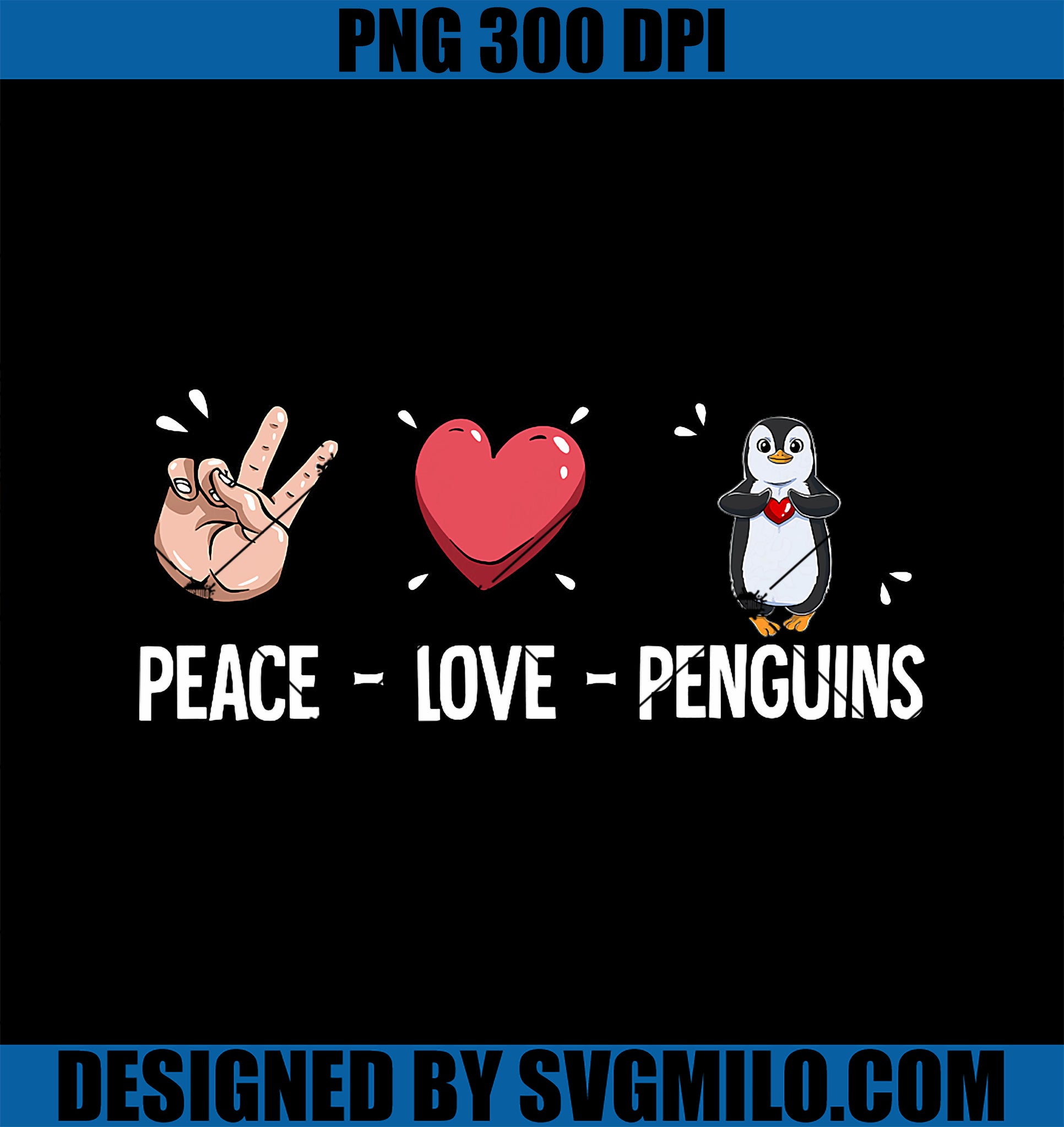 Peace PNG, Love Penguins PNG