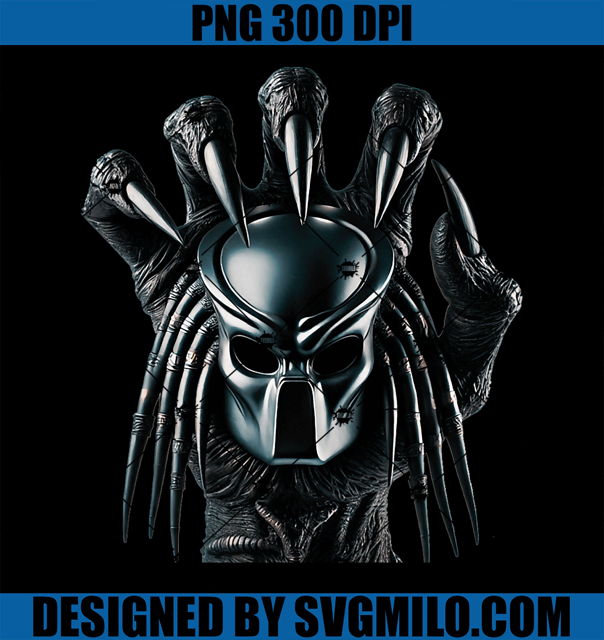 Predator Inside PNG, Alien Hands PNG