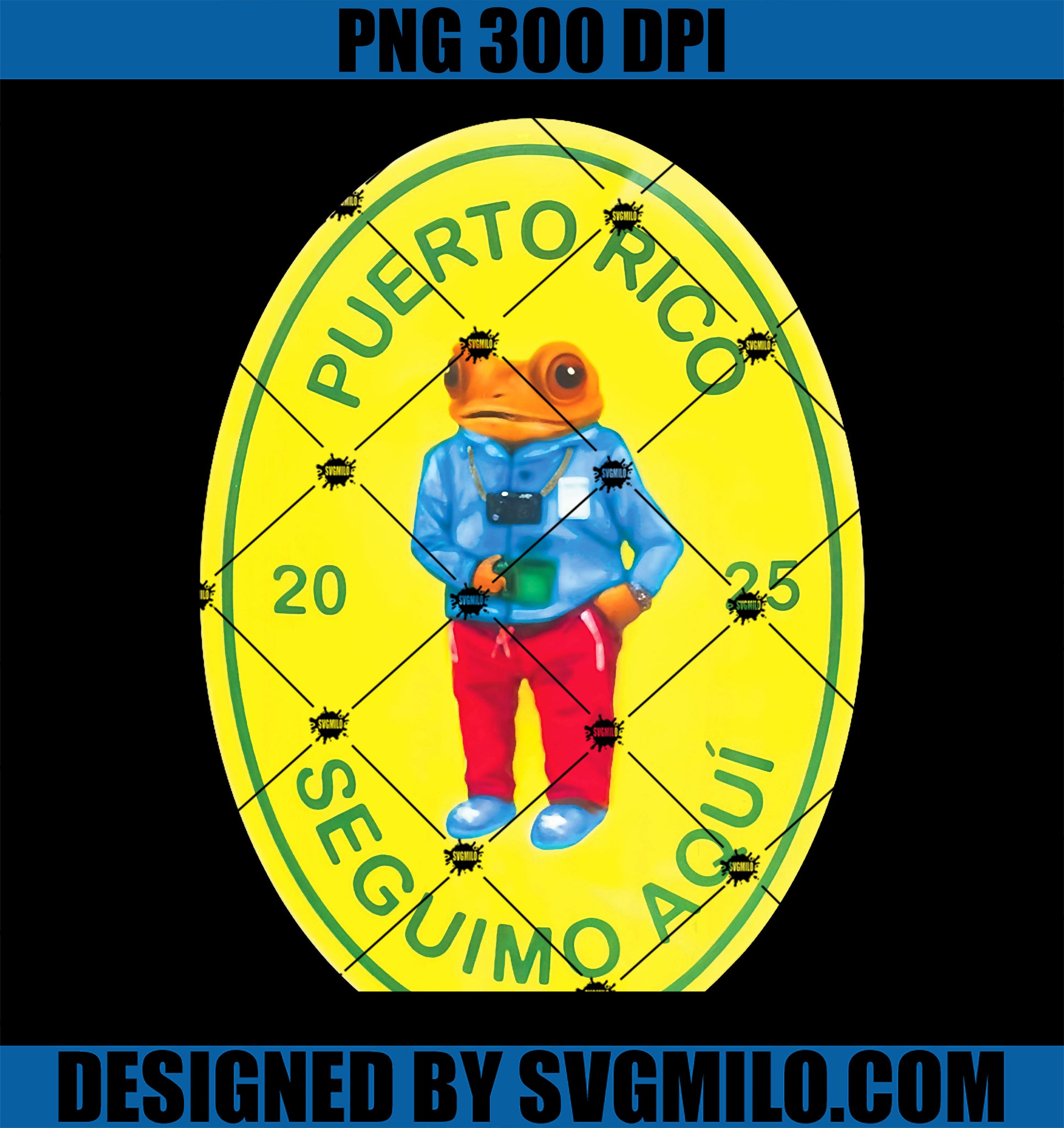 Puerto Rico Frog Concho PNG